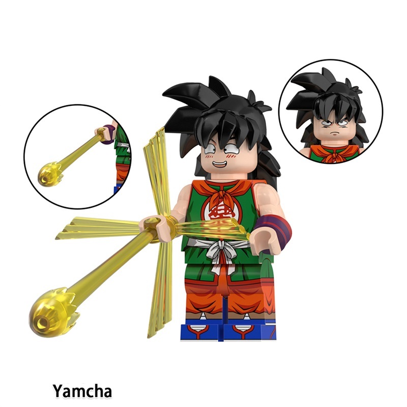 Dragon Ball Yamcha Custom Minifigures Fit Lego WM2729