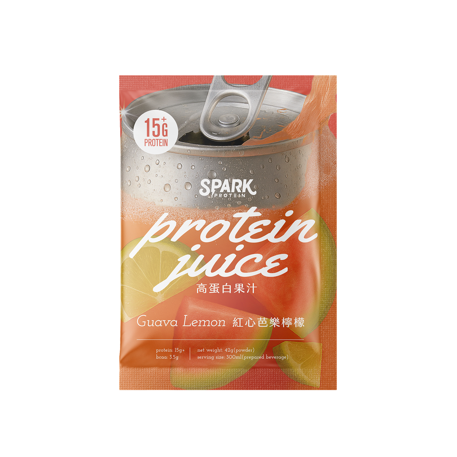 Spark Juice 高蛋白果汁－紅心芭樂檸檬｜無添加人工代糖｜Spark Protein
