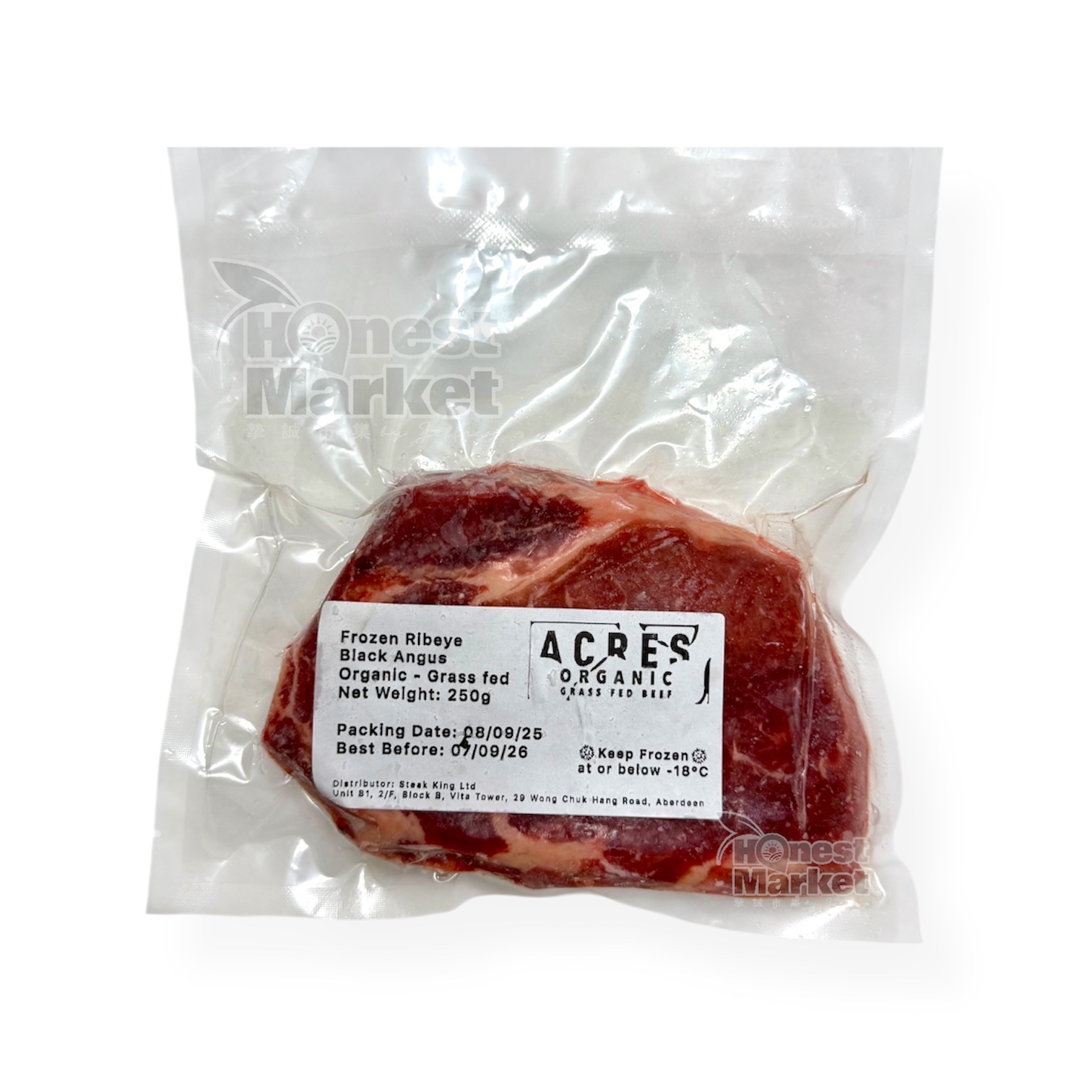Acres Australian Organic Grass-Fed Black Angus Beef Rib