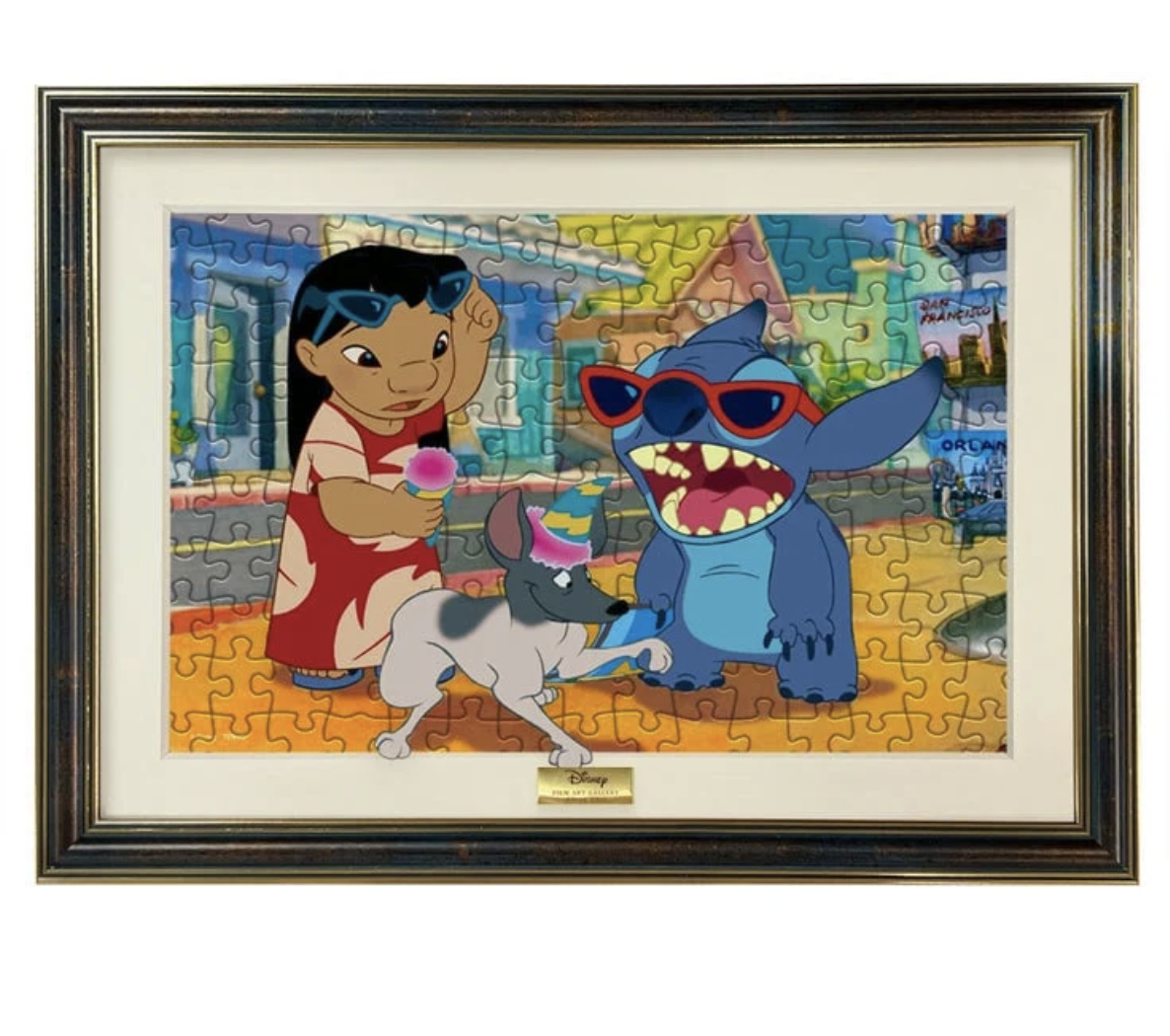 Stitch 200-piece jigsaw puzzle: Movie Art Gallery