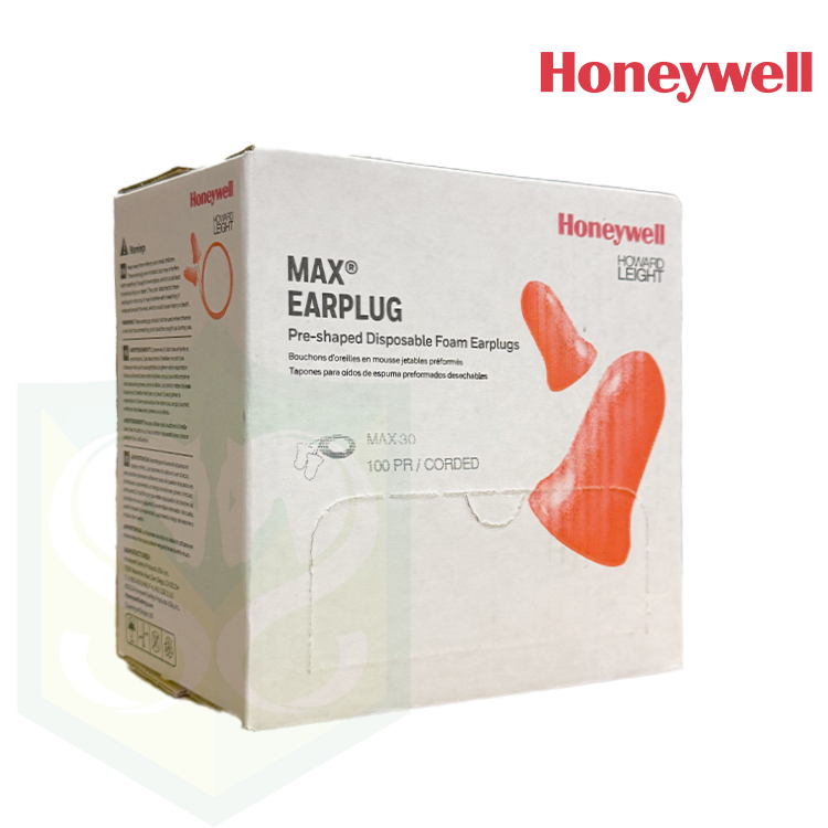Honeywell MAX-30 Earplugs (100 Pairs)
