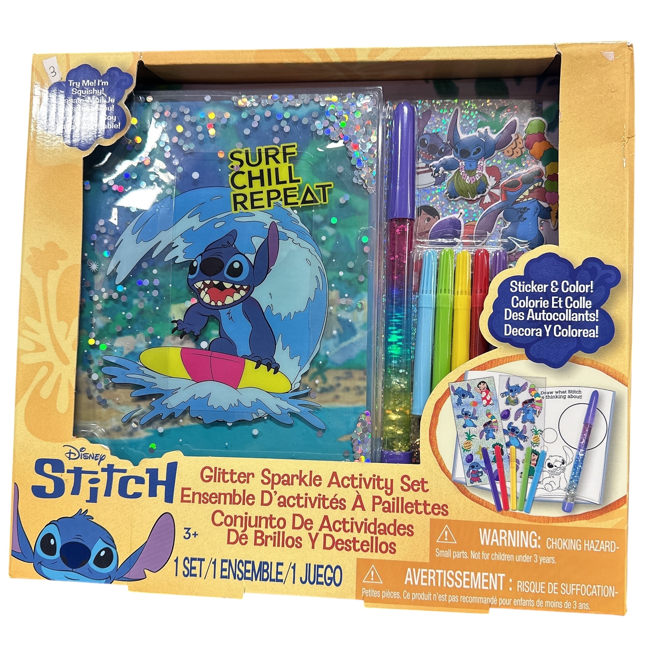Disney's Lilo & Stitch Glitter Sparkle Stitch Activity