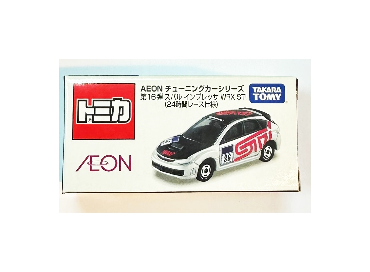 Tomica Aeon No.16 Subaru Impreza WRX STI 24-Hour Race S