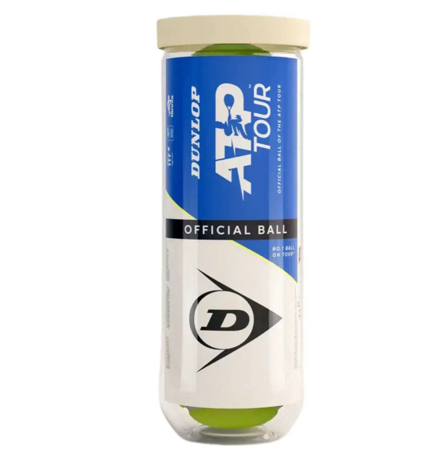 DUNLOP OFFICIAL ATP TENNIS BALL [3 BALL TIN]