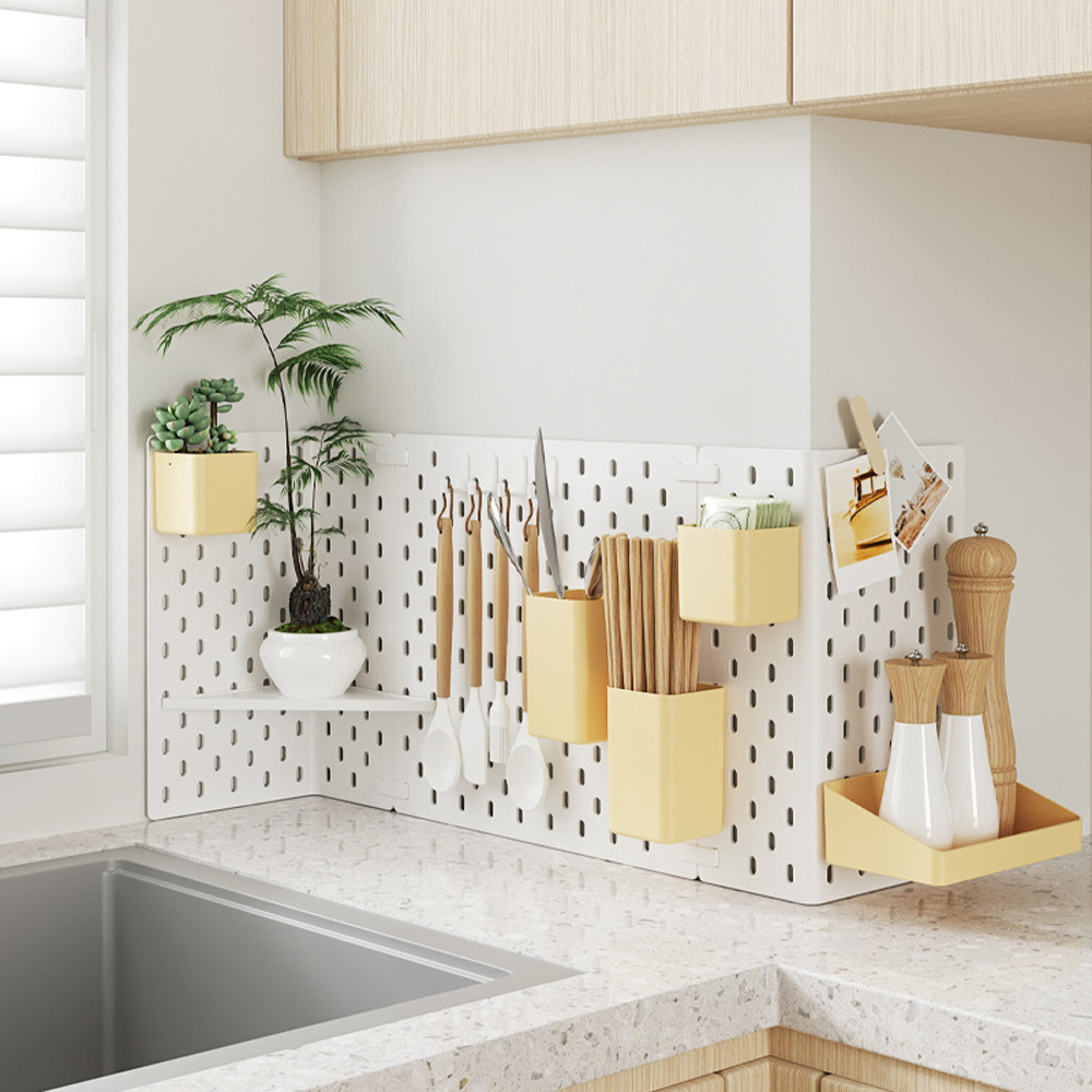 【AOTTO】多用途組裝收納洞洞板置物架(AS-002)