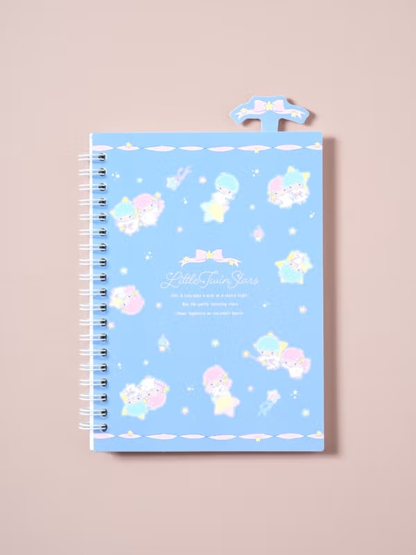 [DAISO] Little Twin Stars 索引分隔筆記本 60頁