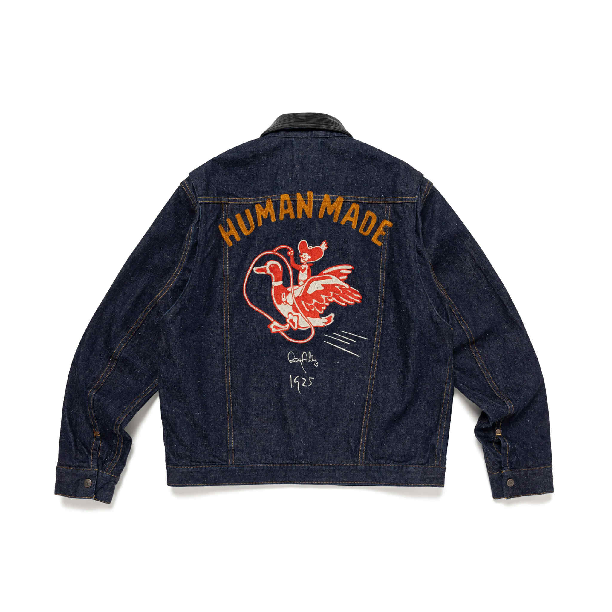Human Made Zip Up Denim Work Jacket