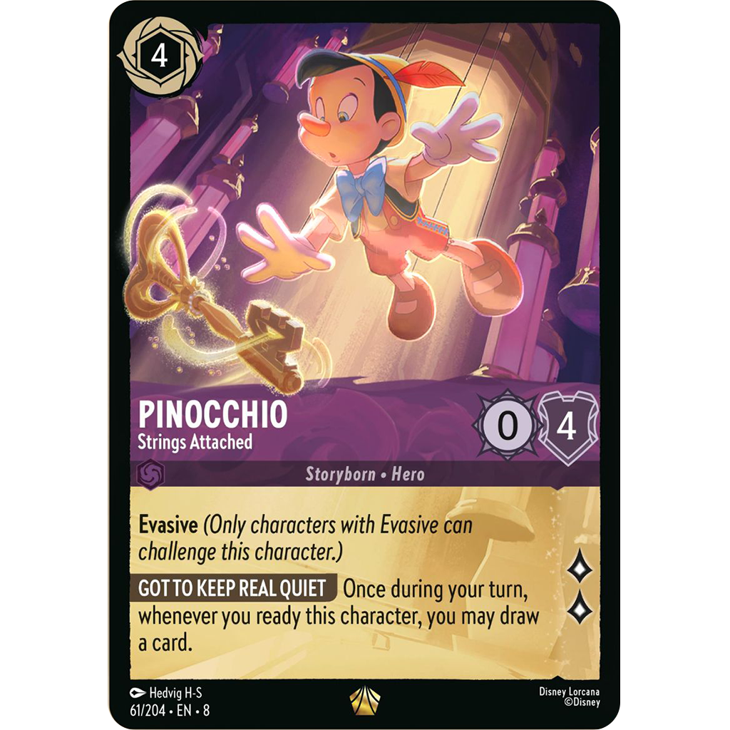 61/204·EN·8|Pinocchio - Strings Attached|Lorcana