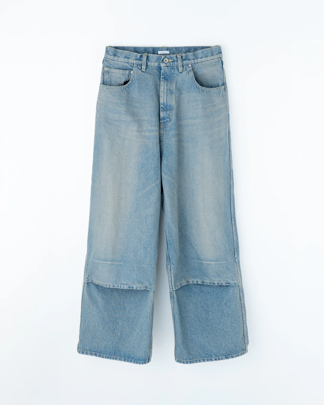 Name. - DENIM VENTILATION RAYERED PANTS : DISTRESSED