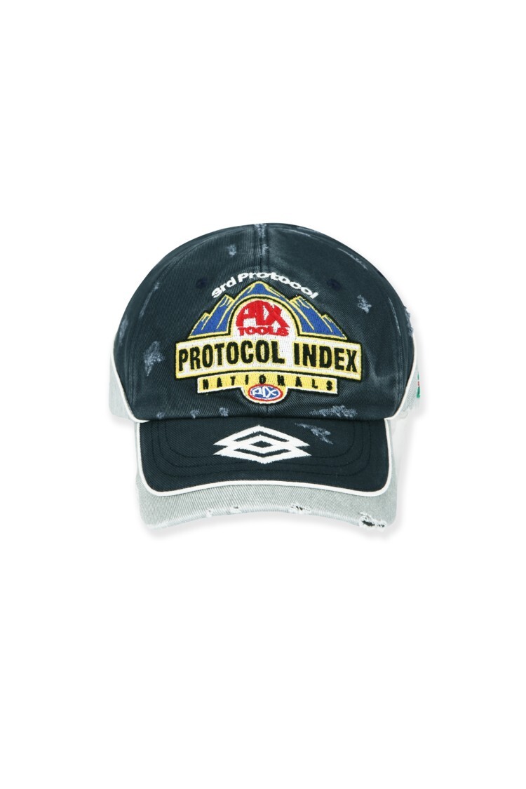 【wolfselect】Protocol Index RACING CAP - NAVY PROJECT G/