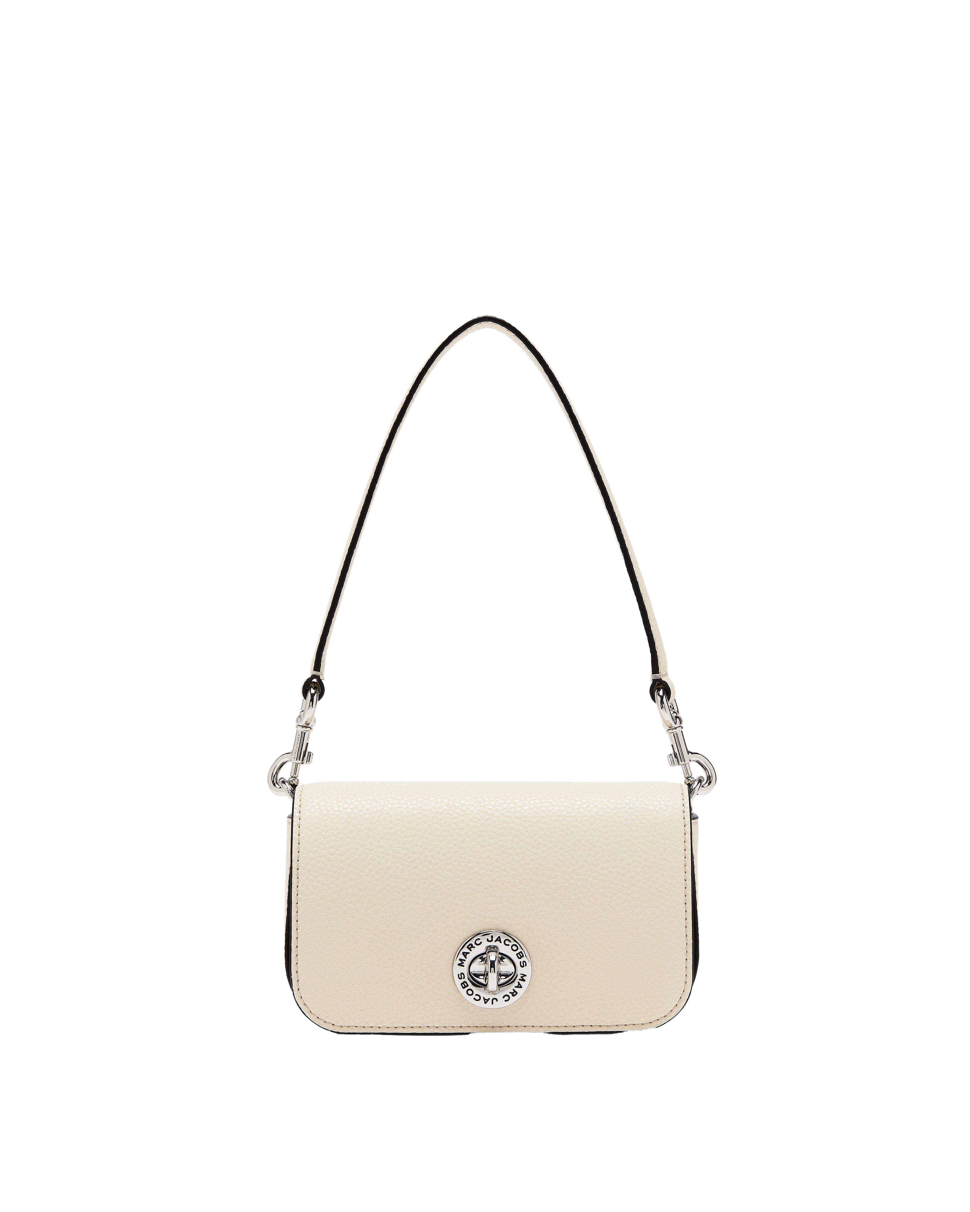【Marc Jacobs Outlet】Small Signet Turnlock Shoulder Bag 白