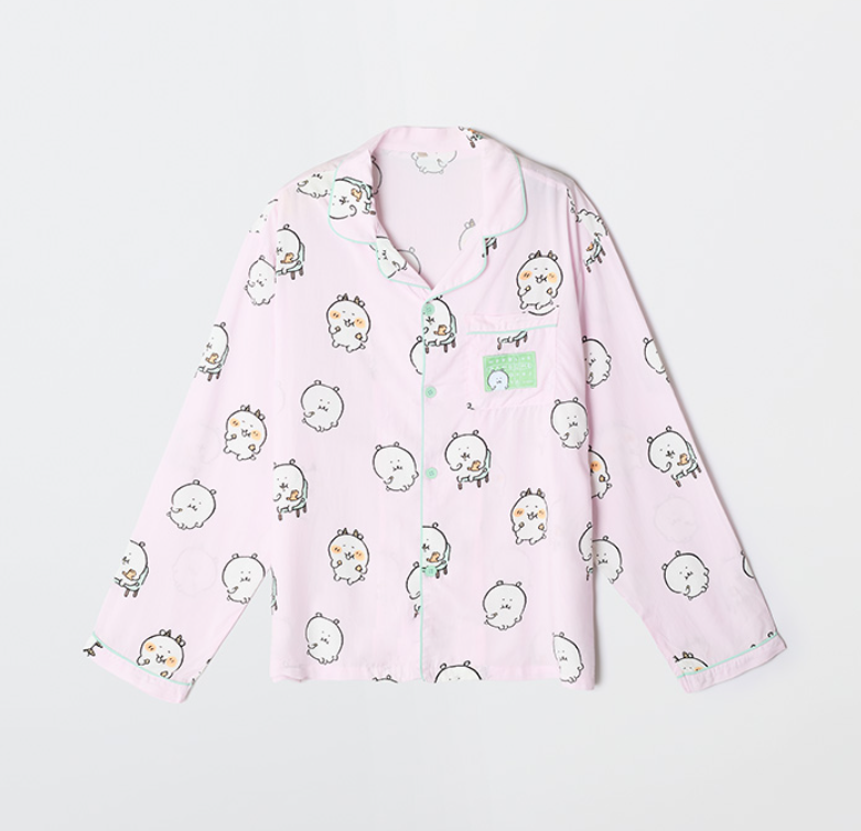 Damgome！SPAO 長袖睡衣 PINK
