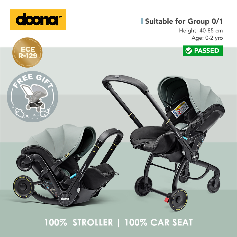 Doona - X Car Seat & Stroller(Dusty Sage)| Jakewell