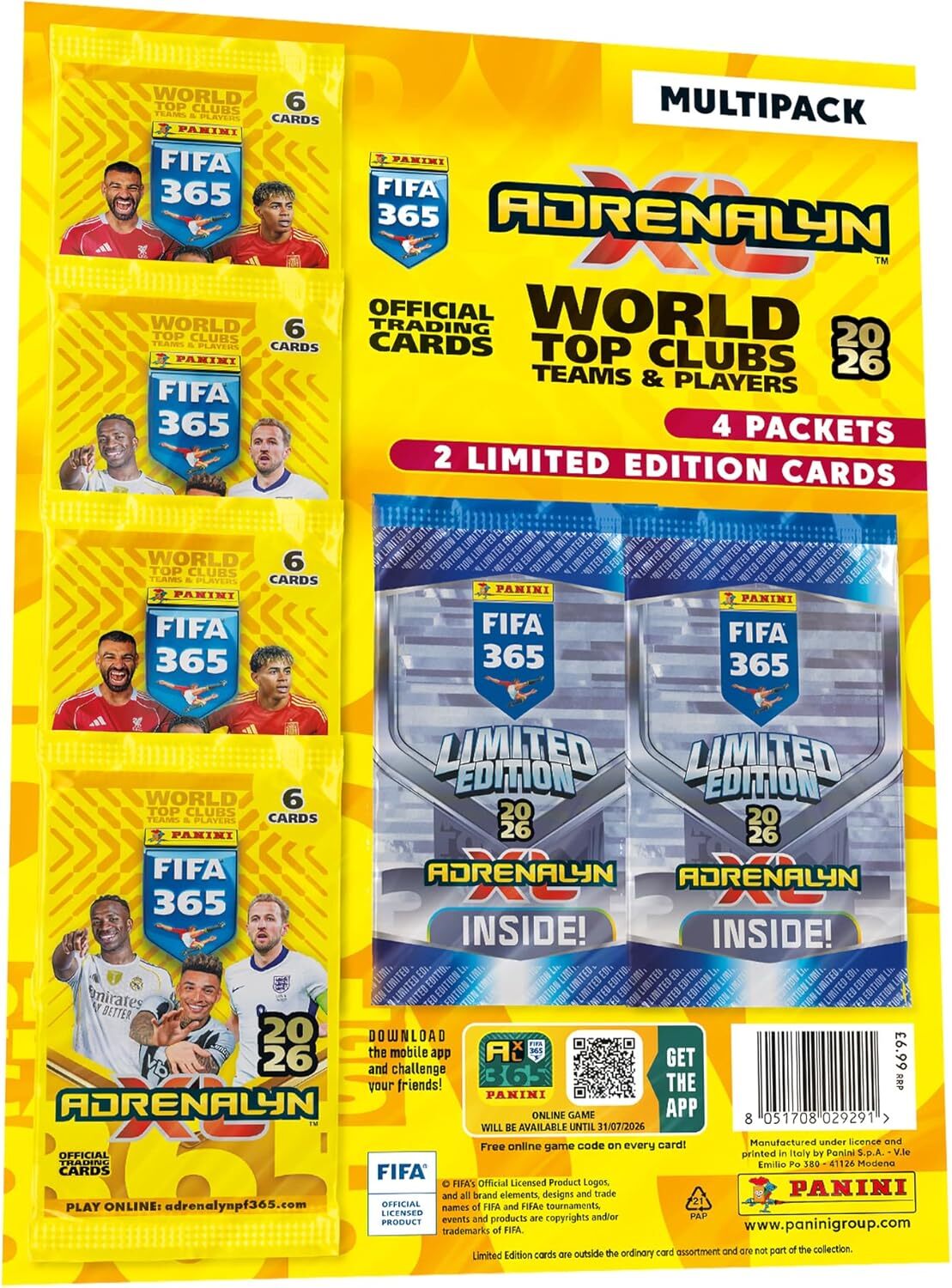 Panini FIFA 365 Adrenalyn XL Trading Cards - Multipack