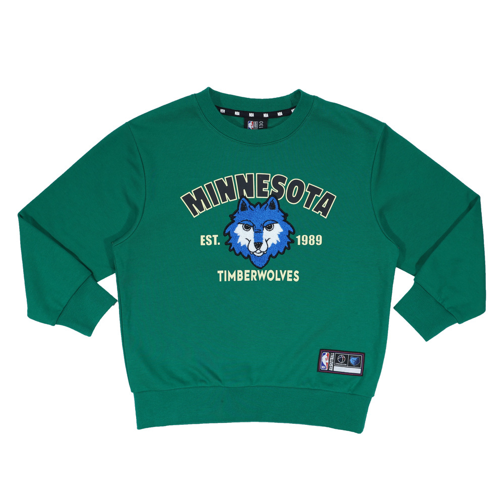 【NBA】中性童LOGO印花T_MIN-中綠