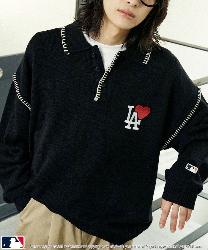 MLB KNIT POLO CREW
