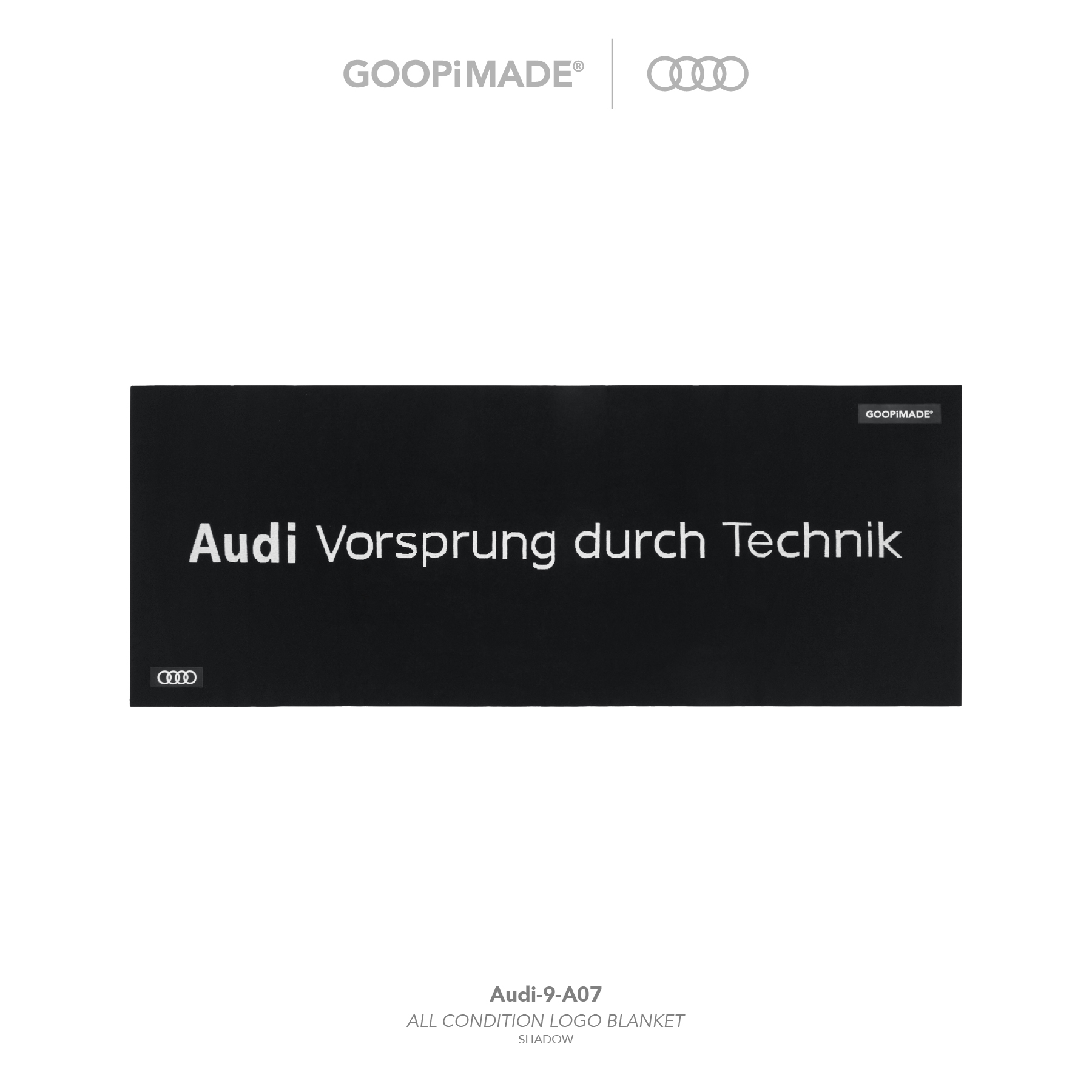“Audi-9-A07” All Condition Logo Blanket