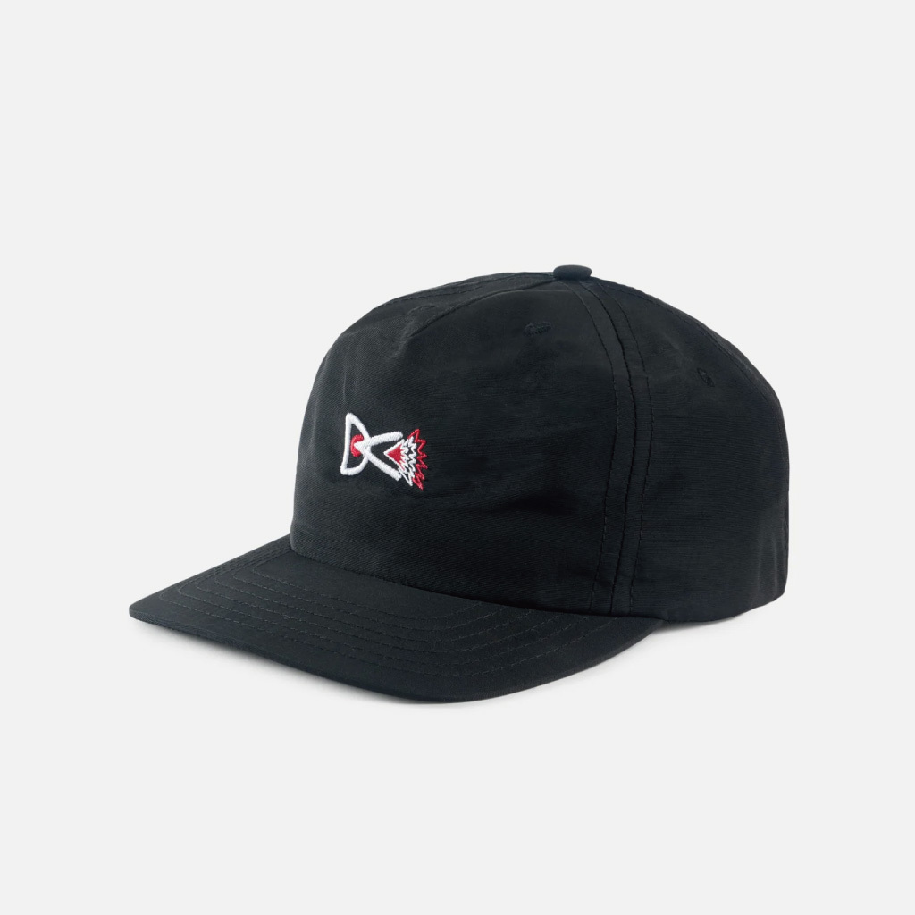 RUN｜District Vision 5 Panel Nylon Hat - Black