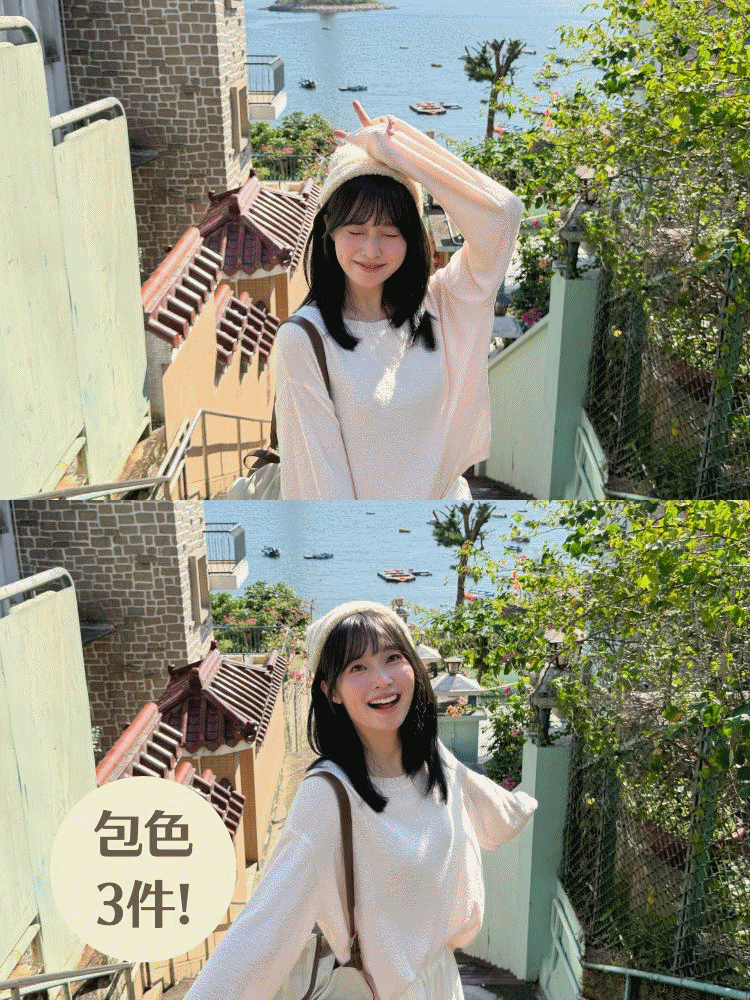 [包色3件！HK$229@1] BABY LOOPY KNIT SWEATER