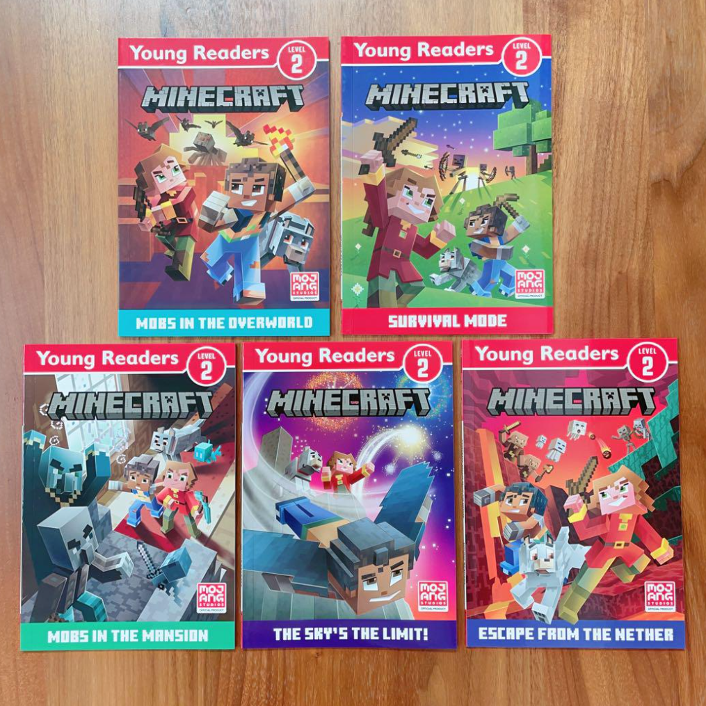 T1068 Minecraft Young Reader 5-Book Set Level 2