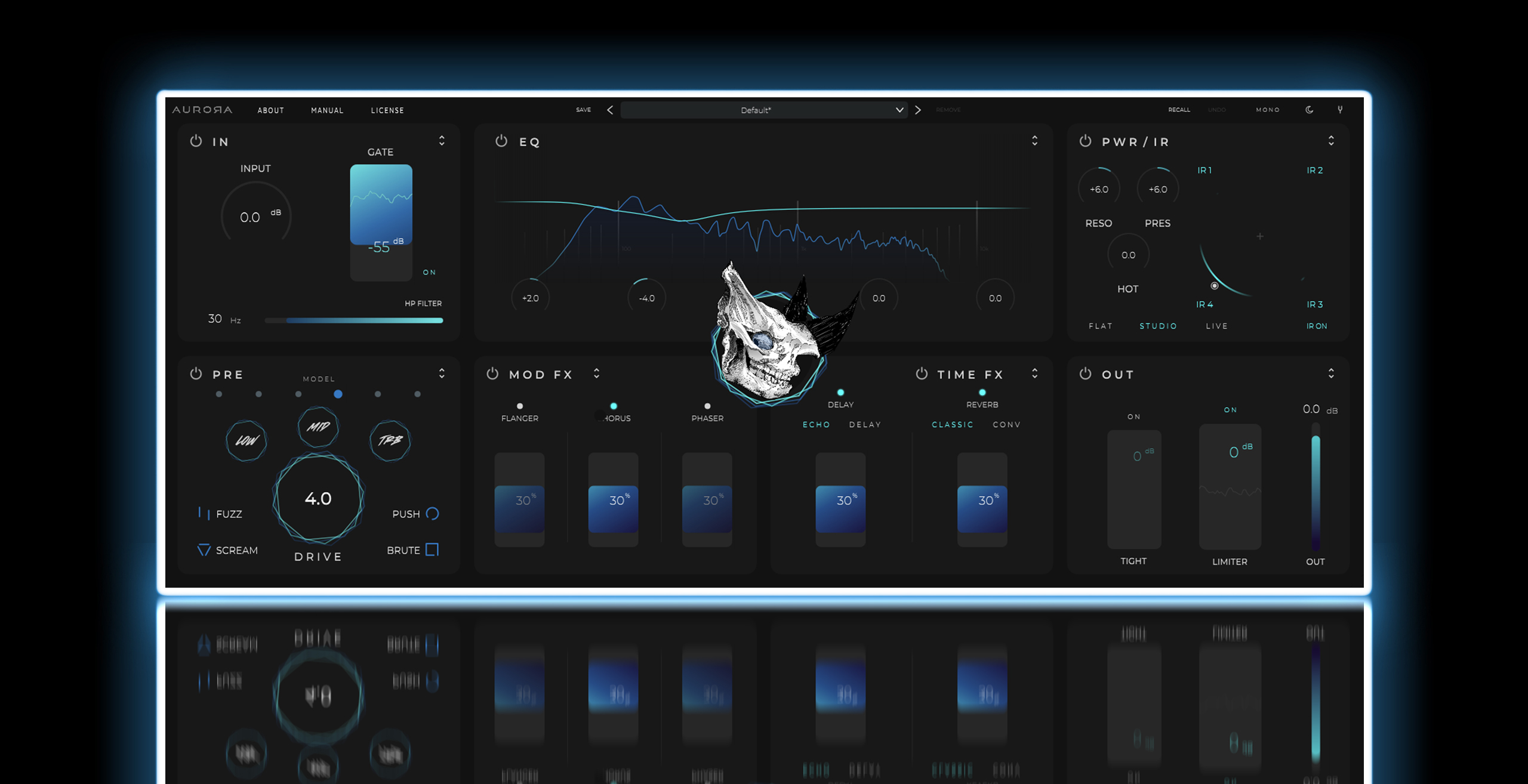 Aurora DSP Rhino 吉他音色塑形 Plugin（序號下載版）