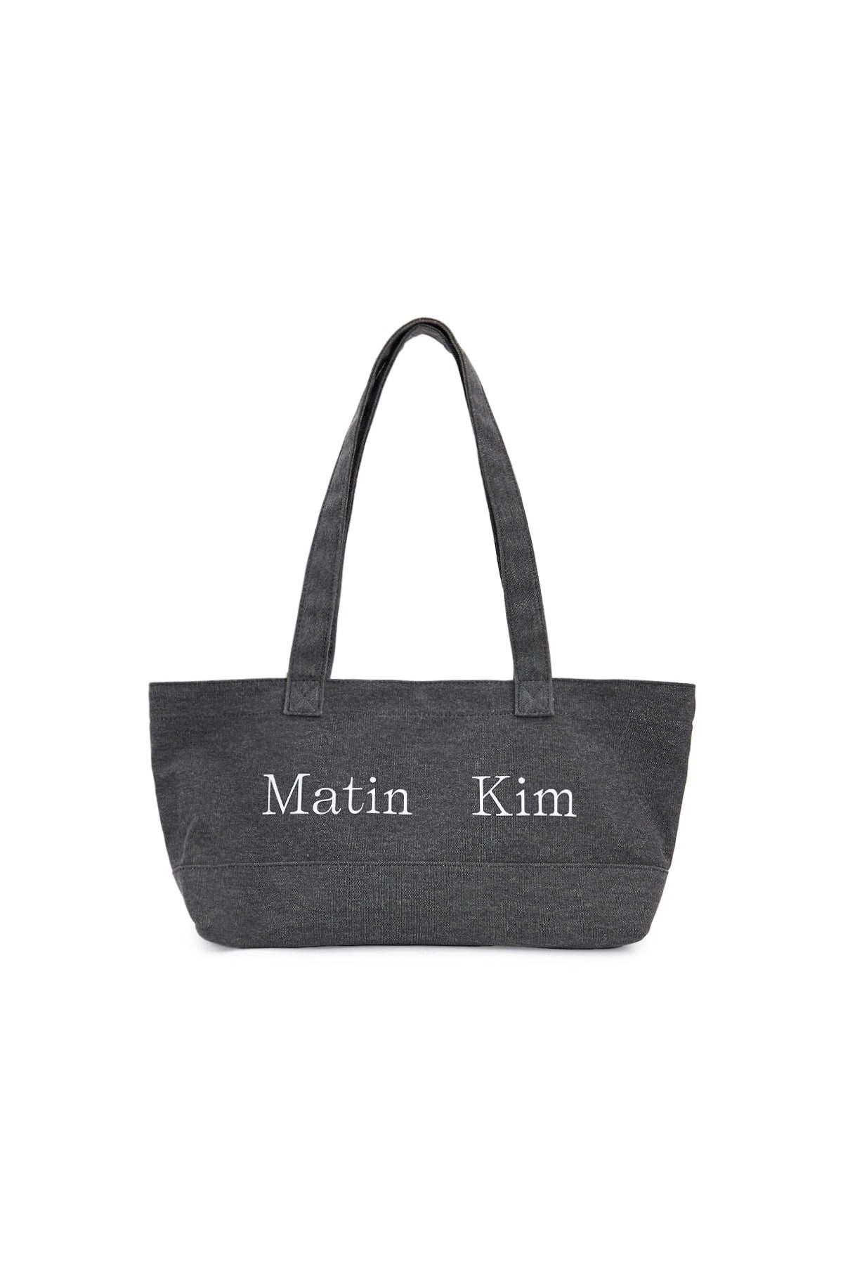 (PRE-ORDER) MATIN KIM MATIN LOGO CANVAS WIDE SHOULDER B