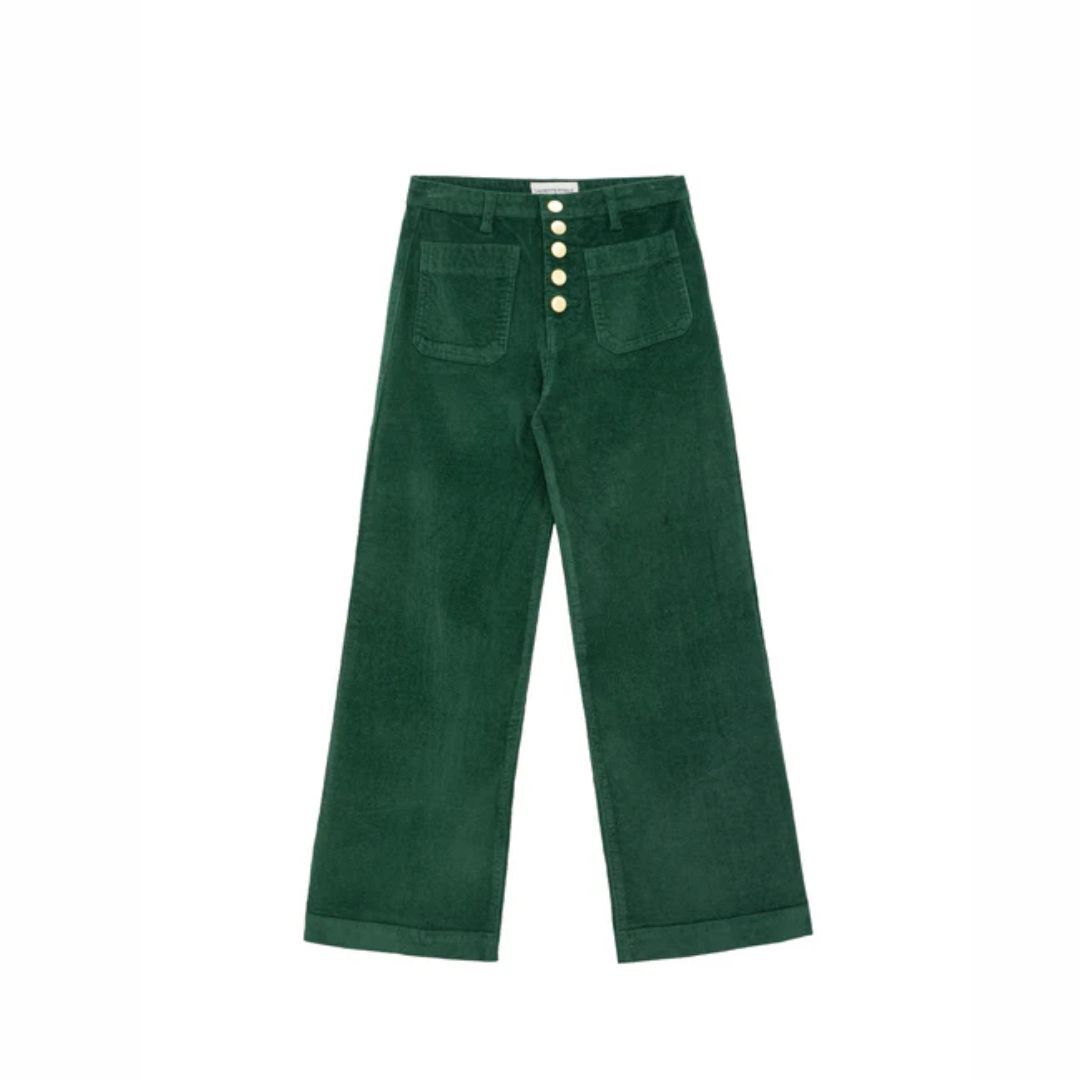 1LP1018-051 LA PETITE ETOILE Atlanta Pants Vert Anglais