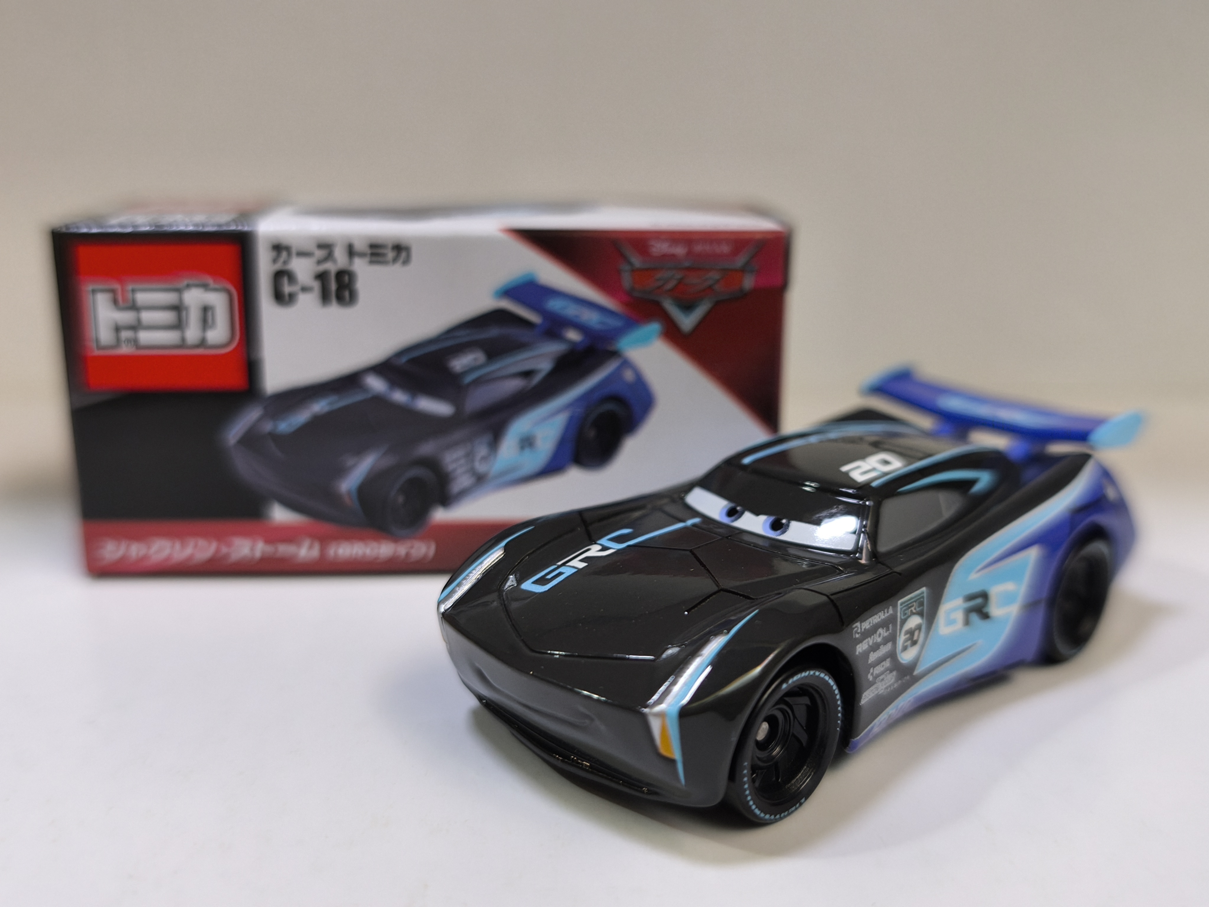 日版Cars Tomica C-18 Jackson Storm (GRC Type)