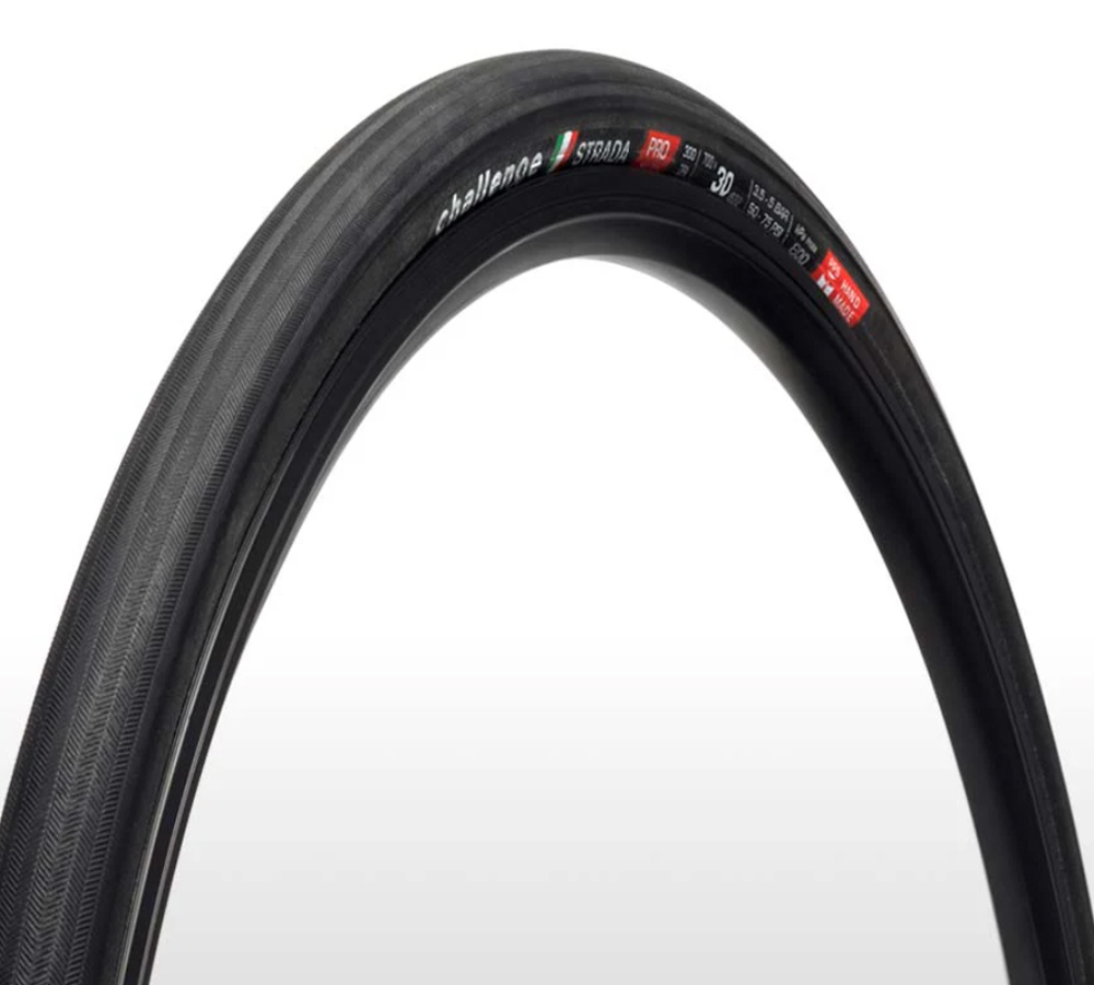 TIRE - CHALLENGE STRADA PRO HANDMADE CLINCHER (0 - BLAC