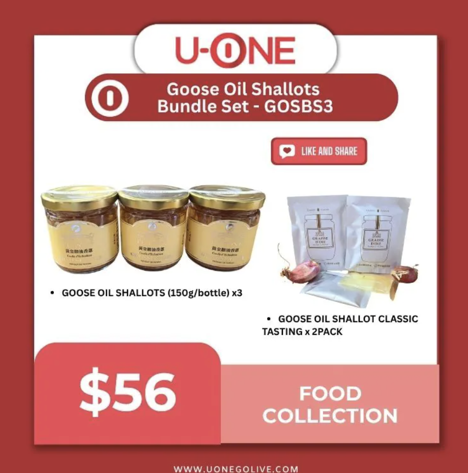 Pre Order Goose Oil Shallots Bundle Set - PREGOSBS3