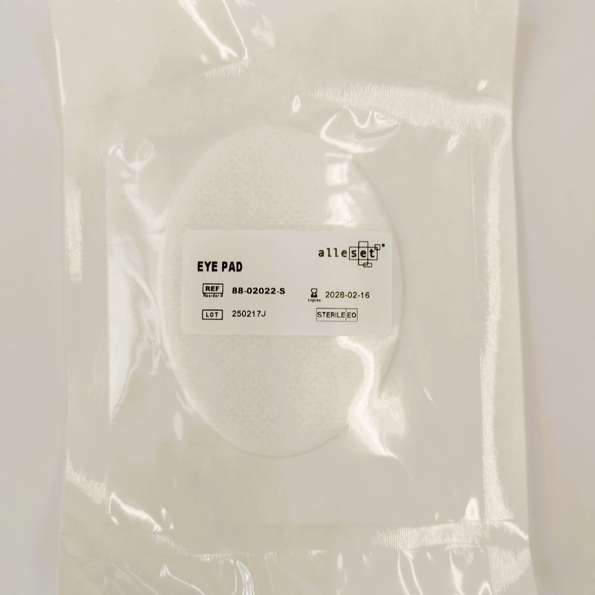 ALLESET 消毒無紡布眼墊 6x8cm (1pc/pack)