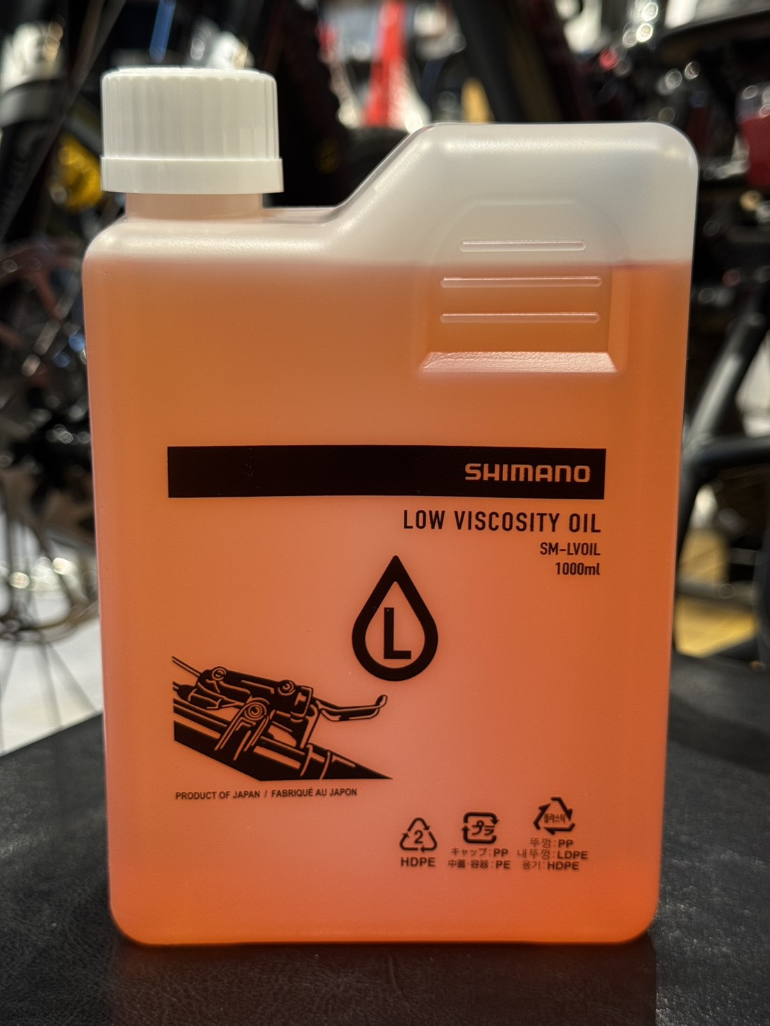 煞車油 SHIMANO 油壓碟煞礦物油 (低黏度) 1000ml