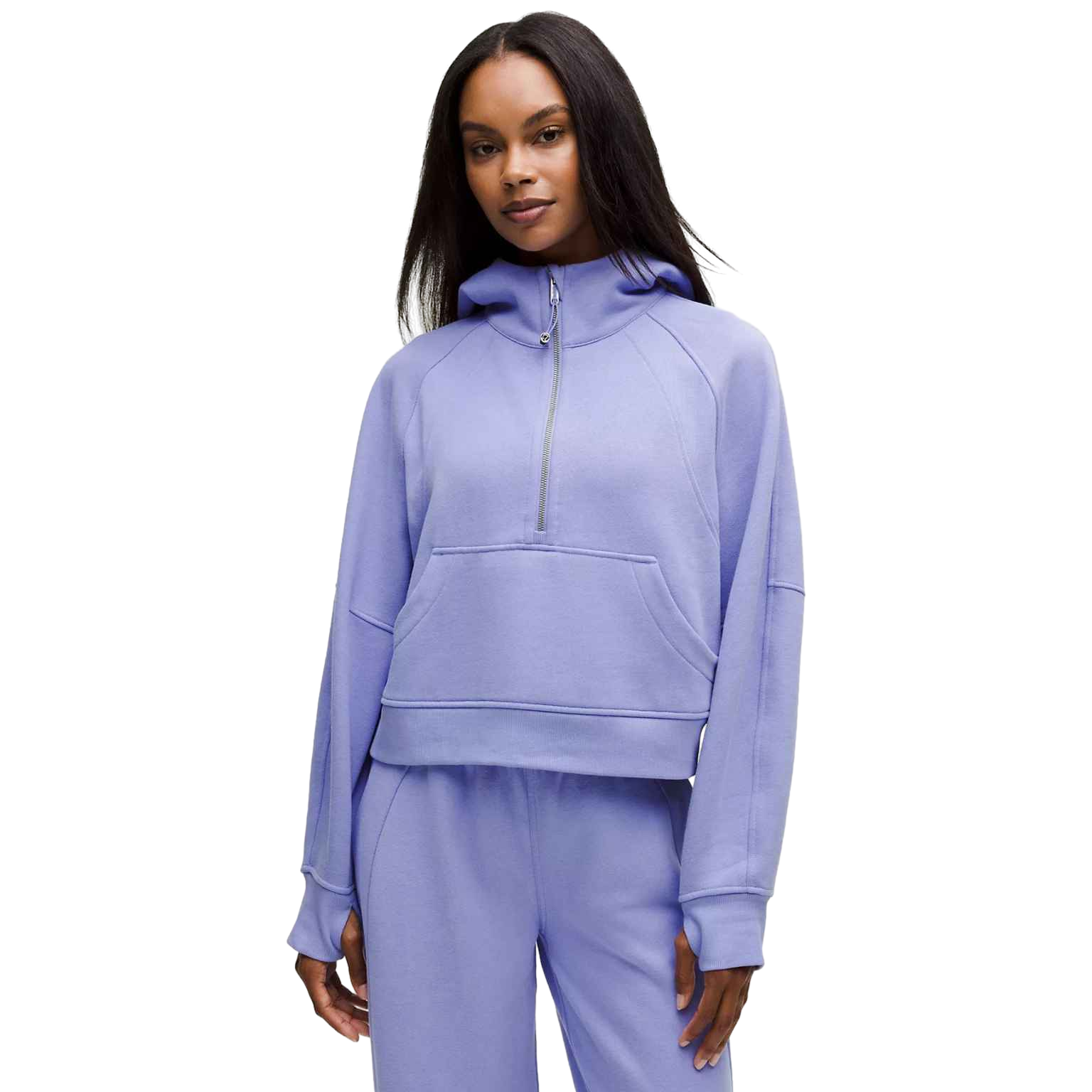 【Lululemon】Scuba Oversized Half-Zip Hoodie 紫