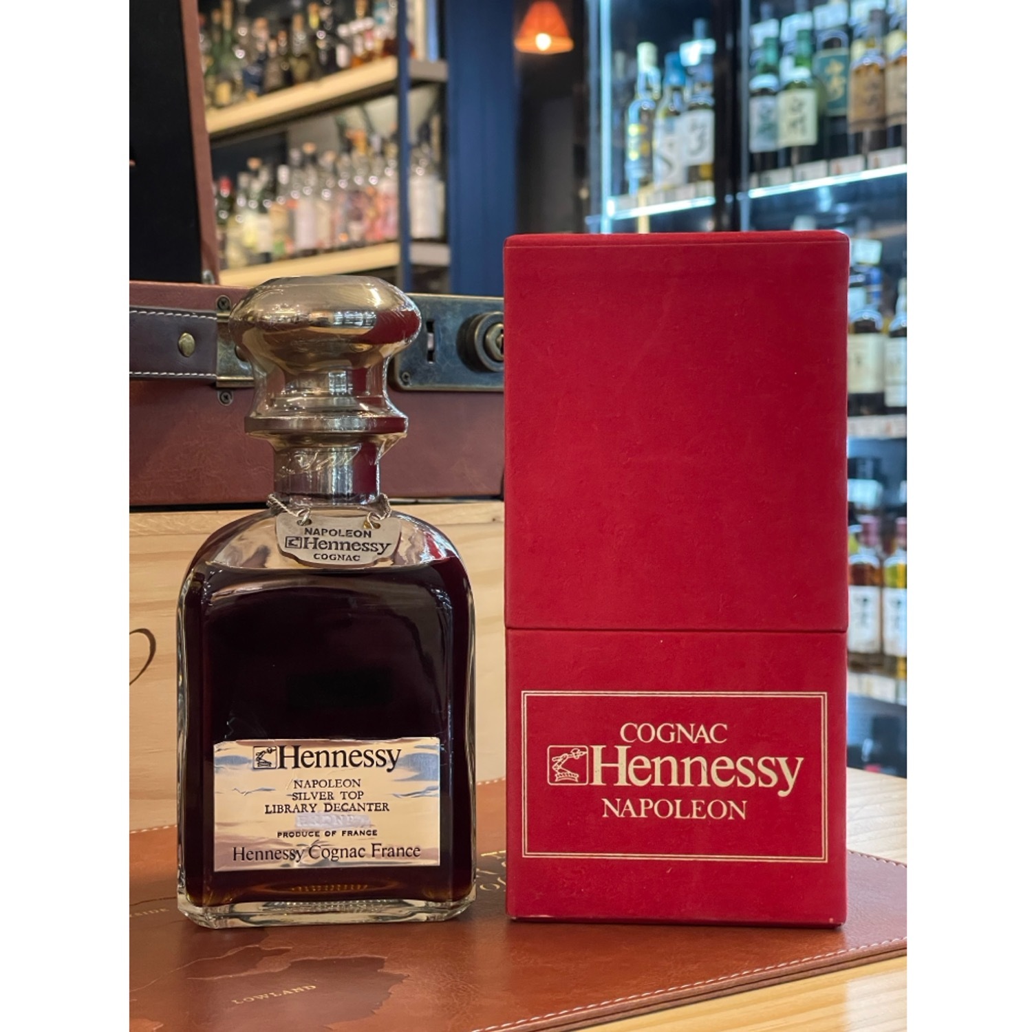 Hennessy Napoleon Silver Top Library Cognac 1980's