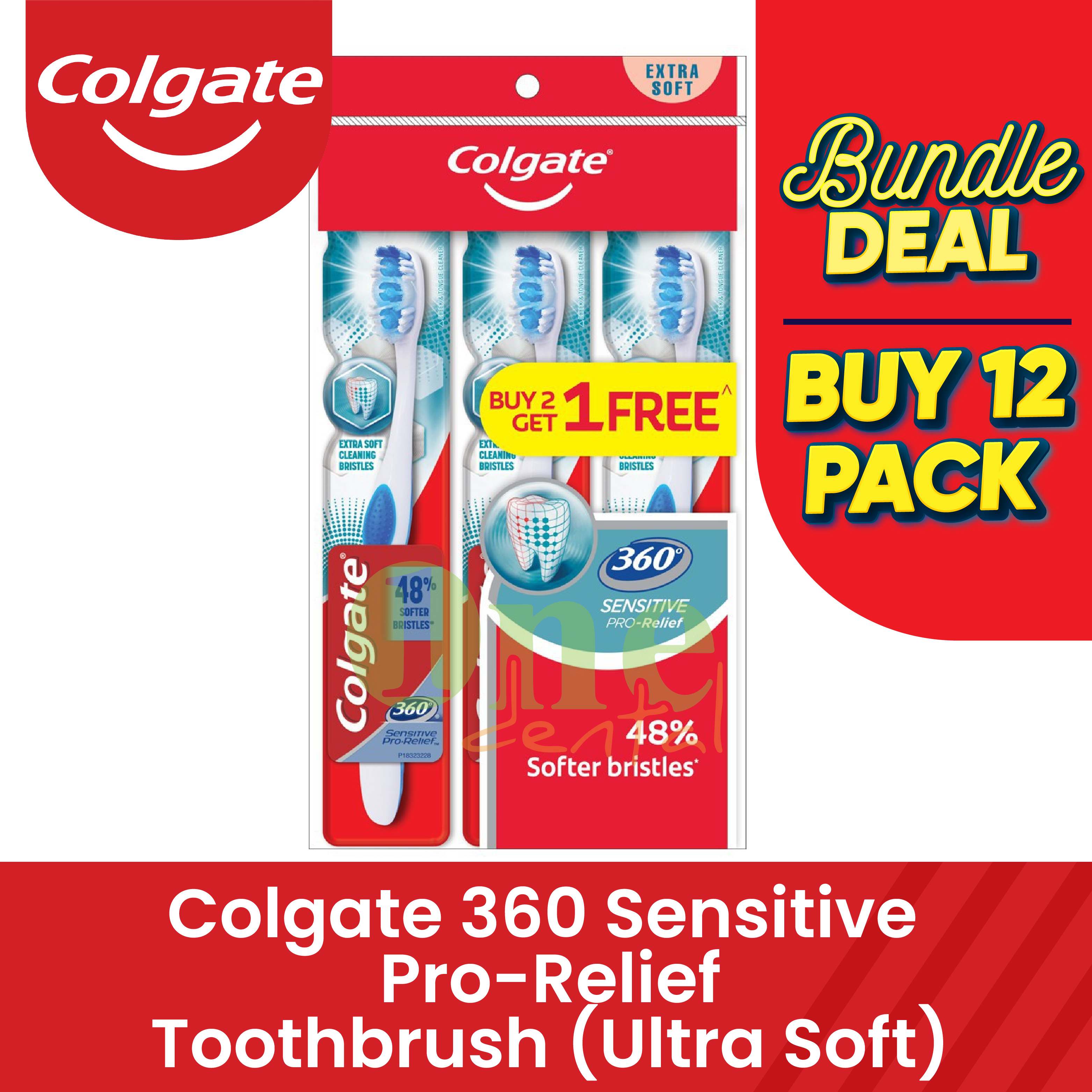 Colgate 360 Sensitive Pro-Relief Toothbrush (Ultra Sof