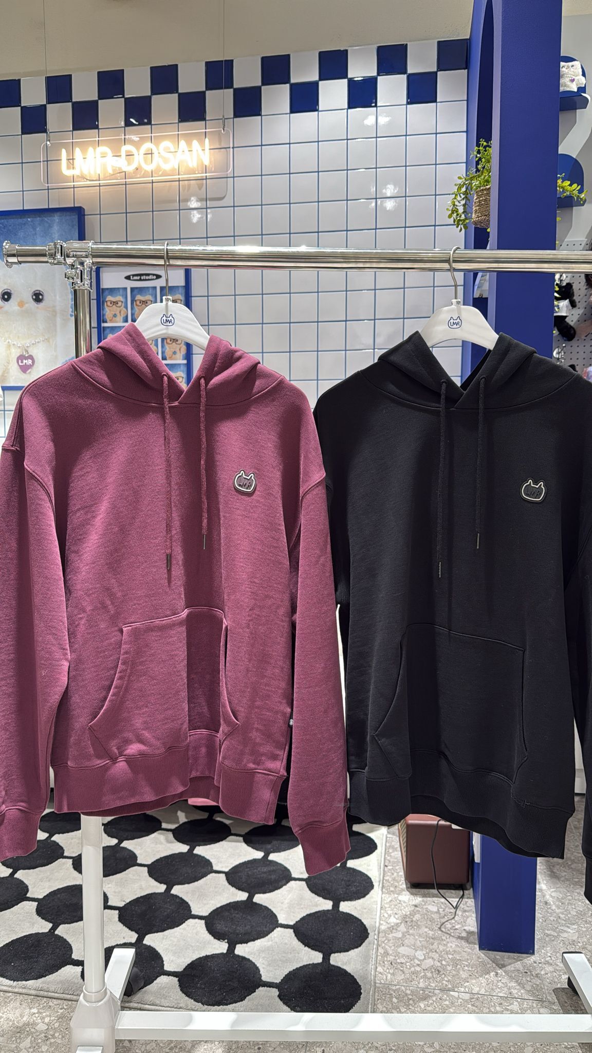 PR135 LMR 細LOGO有帽長袖衛衣