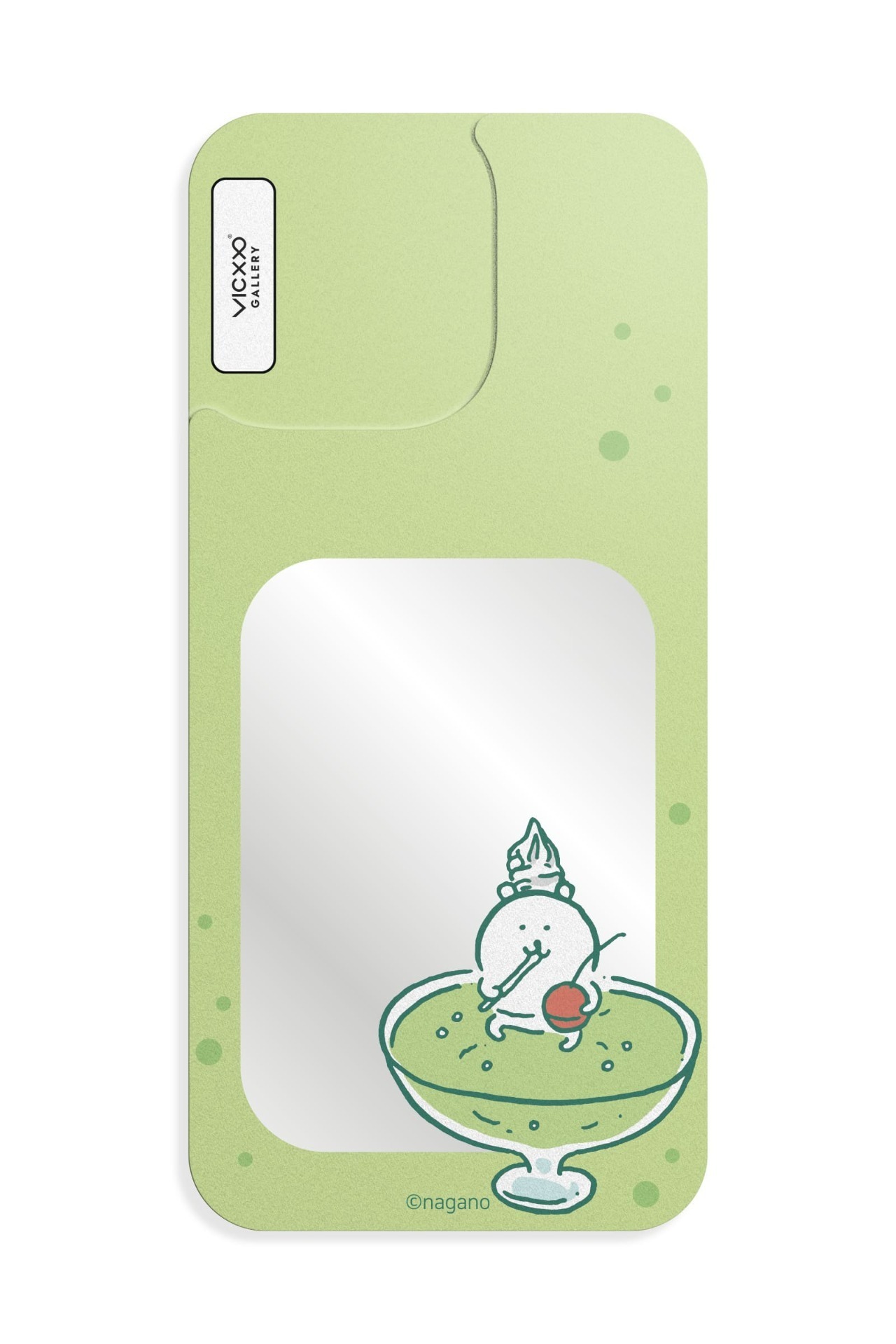 Damgome TTIBU TTIBU MIRROR SKIN for iPhone Cream Soda