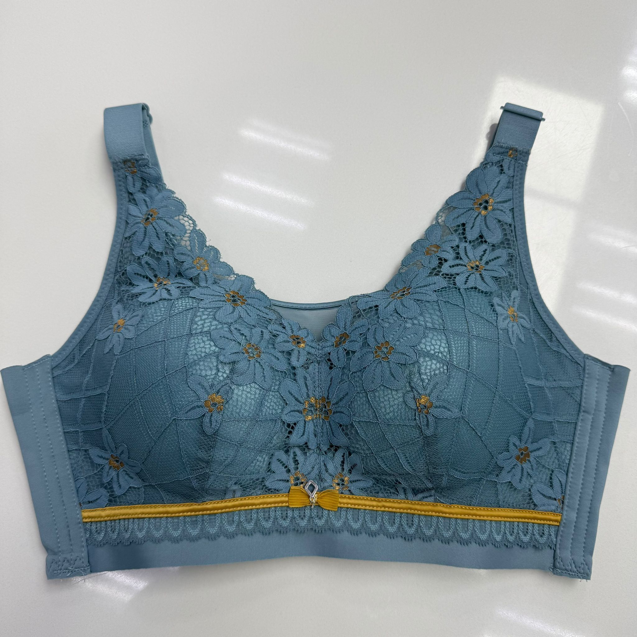A006-2326 Graphene Quick-Drying Breathable Bra -Blue TLV0065