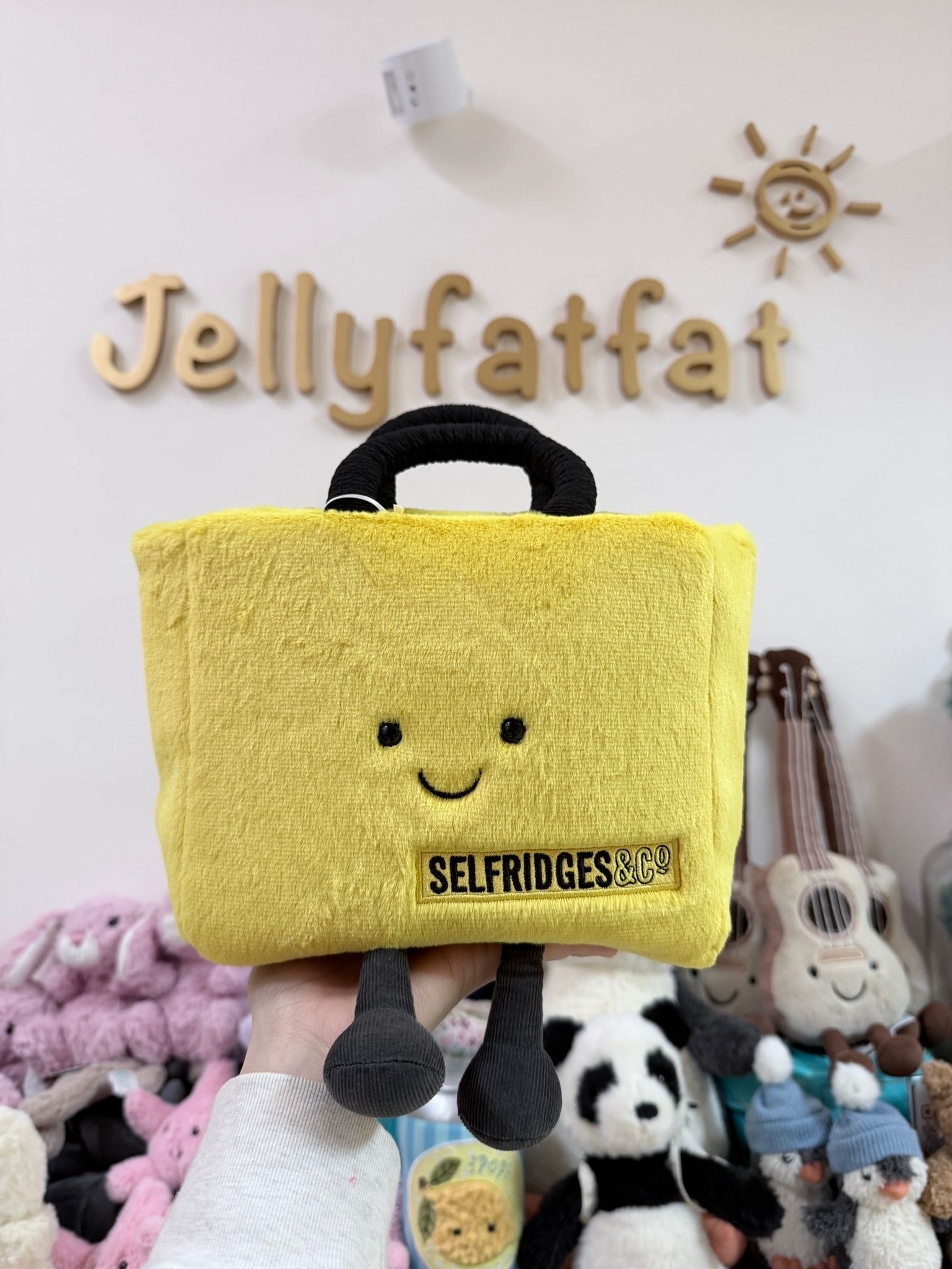 Jellycat Amuseables Selfridges bag