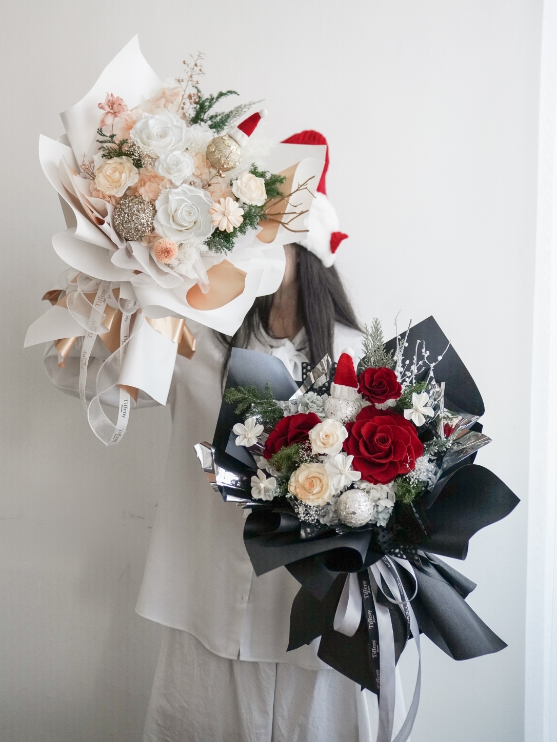 Classic preserved flower bouquet /M/ - Classic color