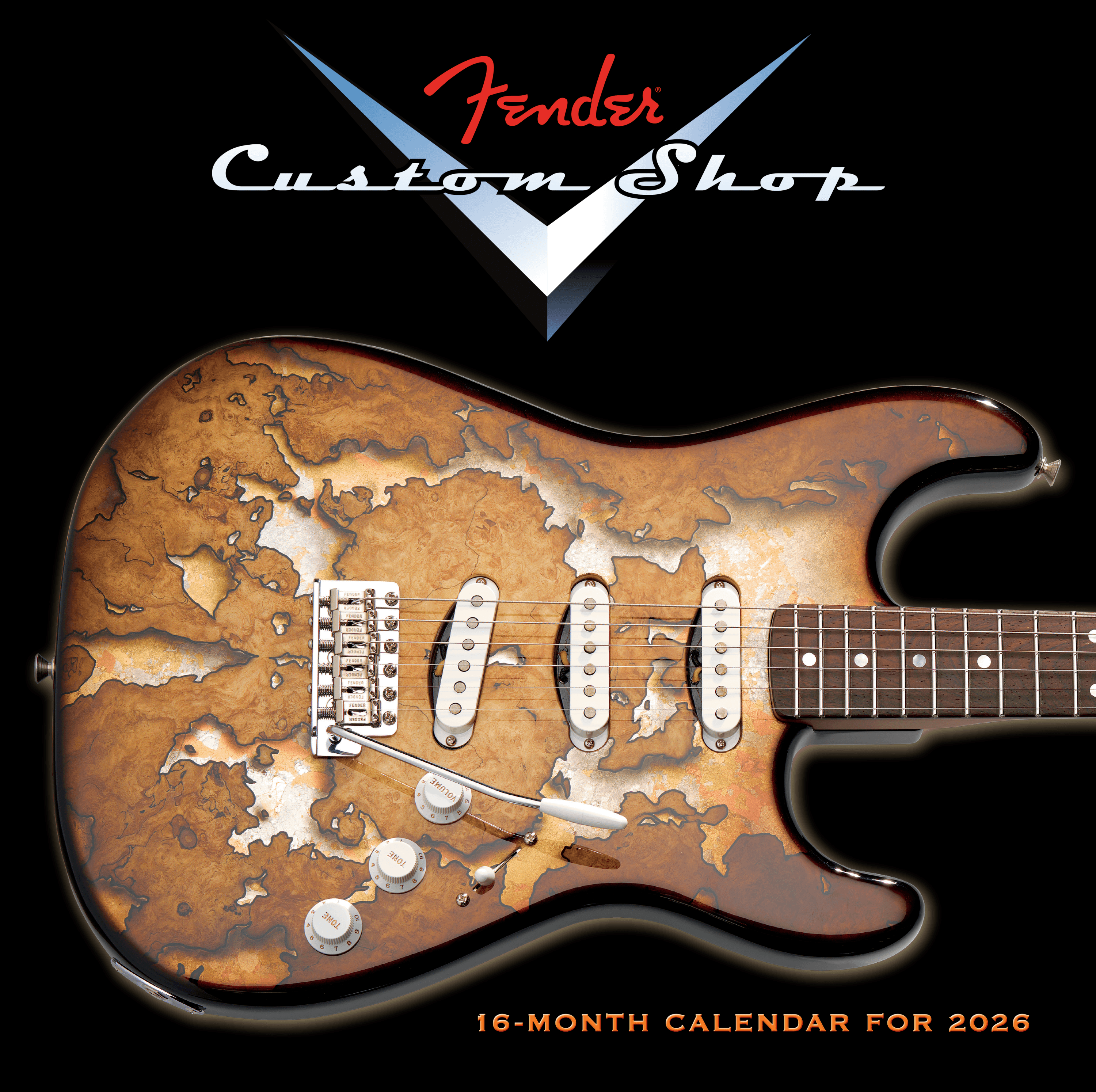 Fender 2026 Custom Shop Calendar 限量掛曆