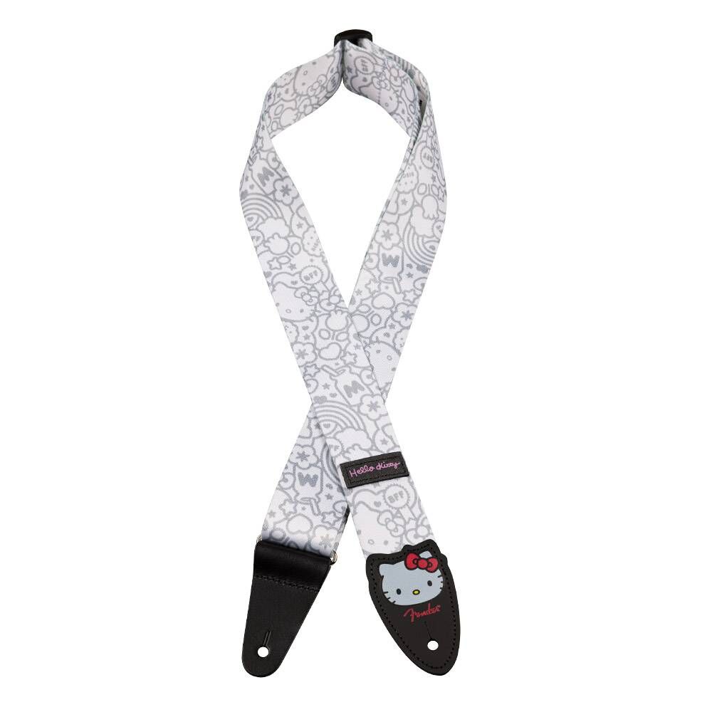 Fender x Hello Kitty White Poly Strap