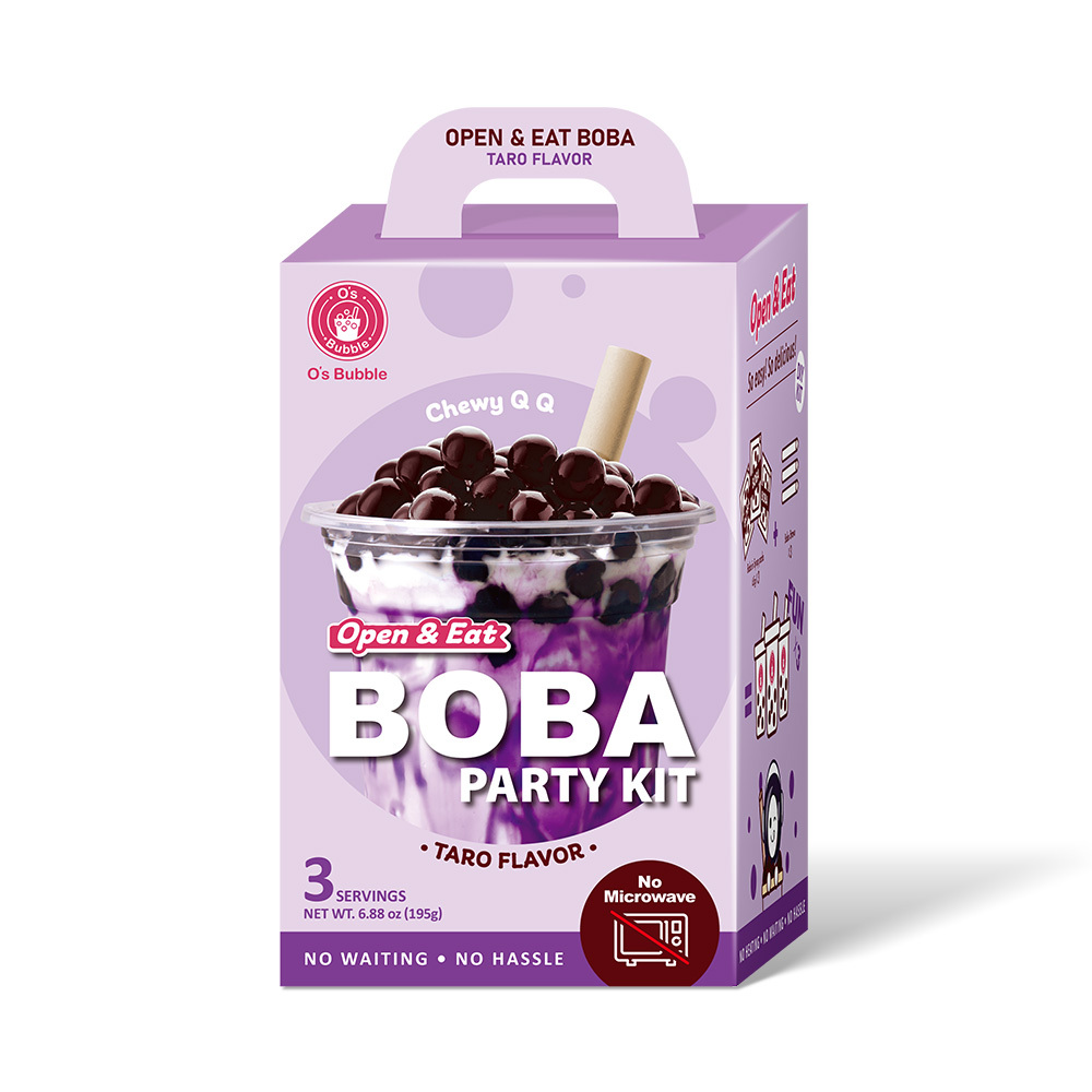 Open To Eat Boba Party Kit - Taro (3 Servings)
