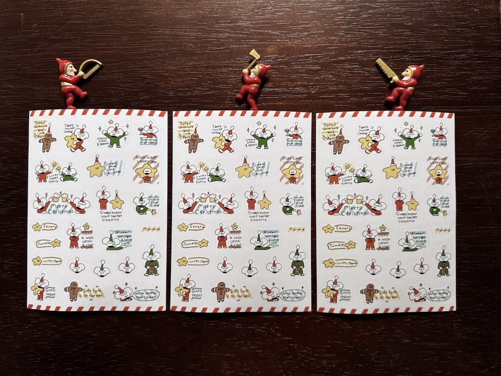 Lucky Christmas//Sticker
