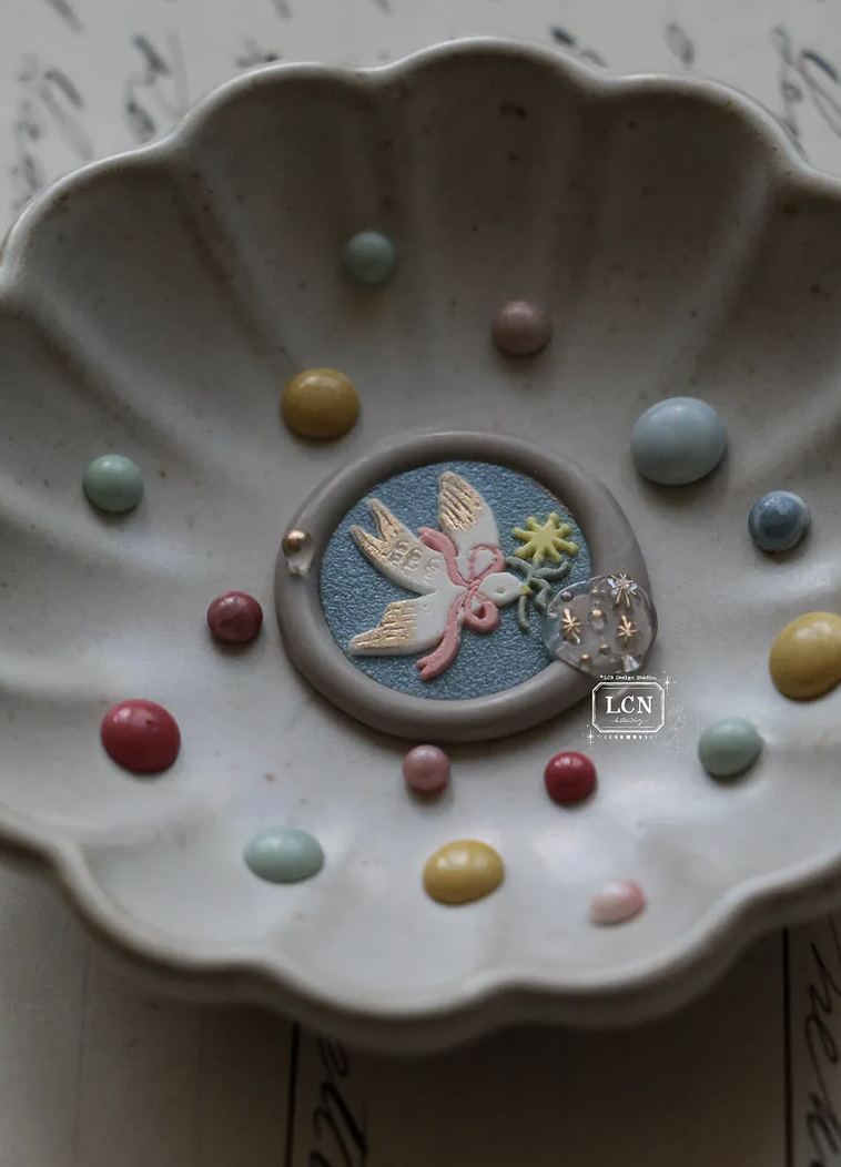 吉LCN｜封蠟（火漆）印章組 - 小鳥 / 天鵝