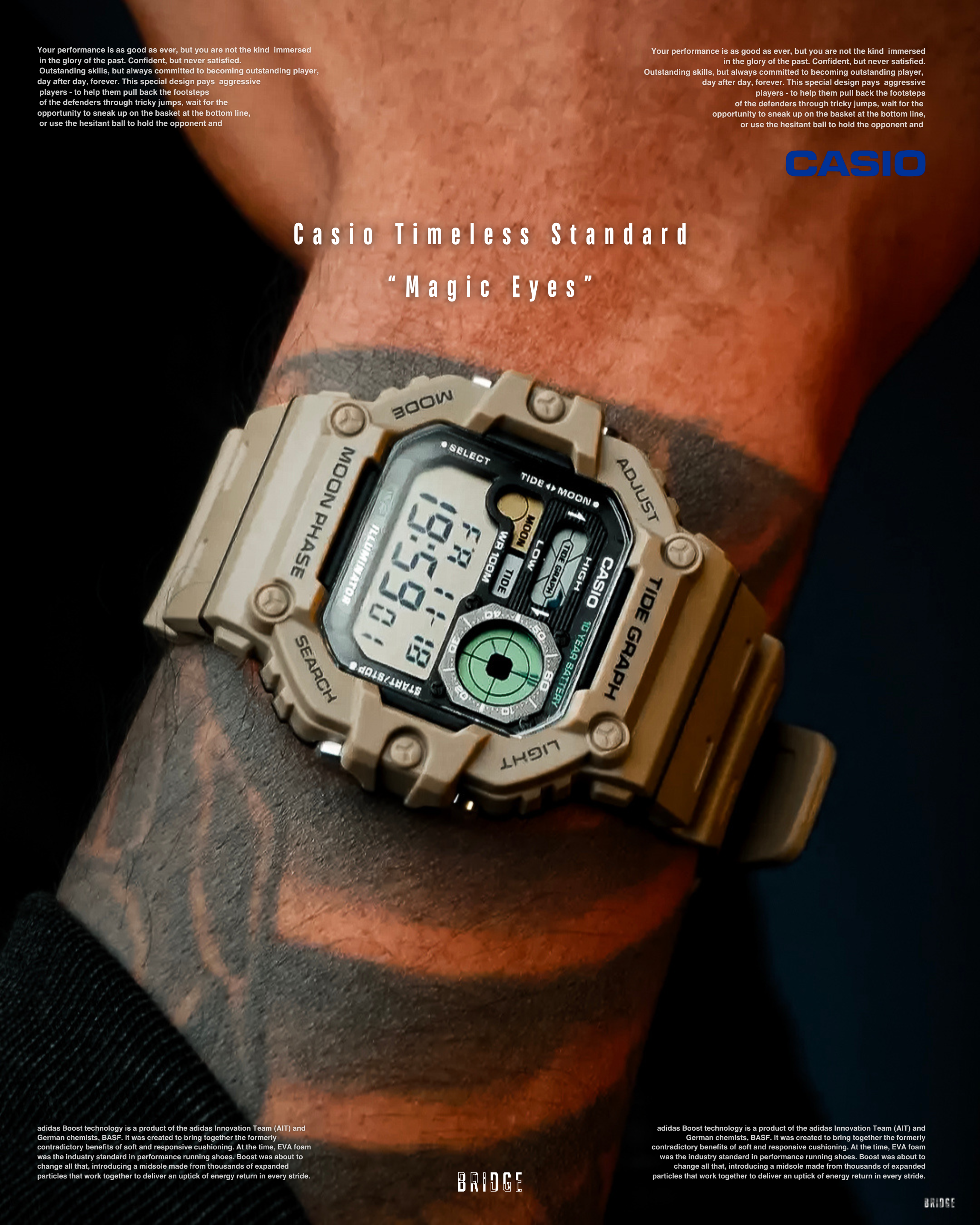 『美軍 戰地重裝風格🐍』Casio standard magic eye WS-1700H-5A