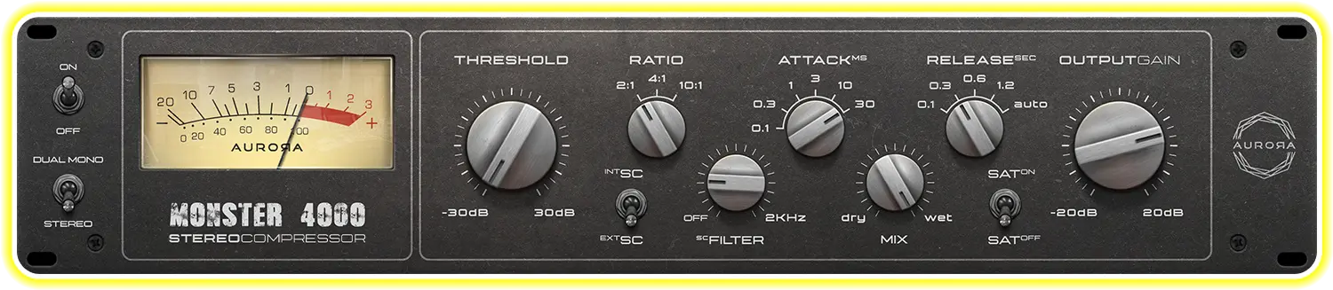 Aurora DSP Monster 4000 – Neural Bus Compressor（序號下載版）