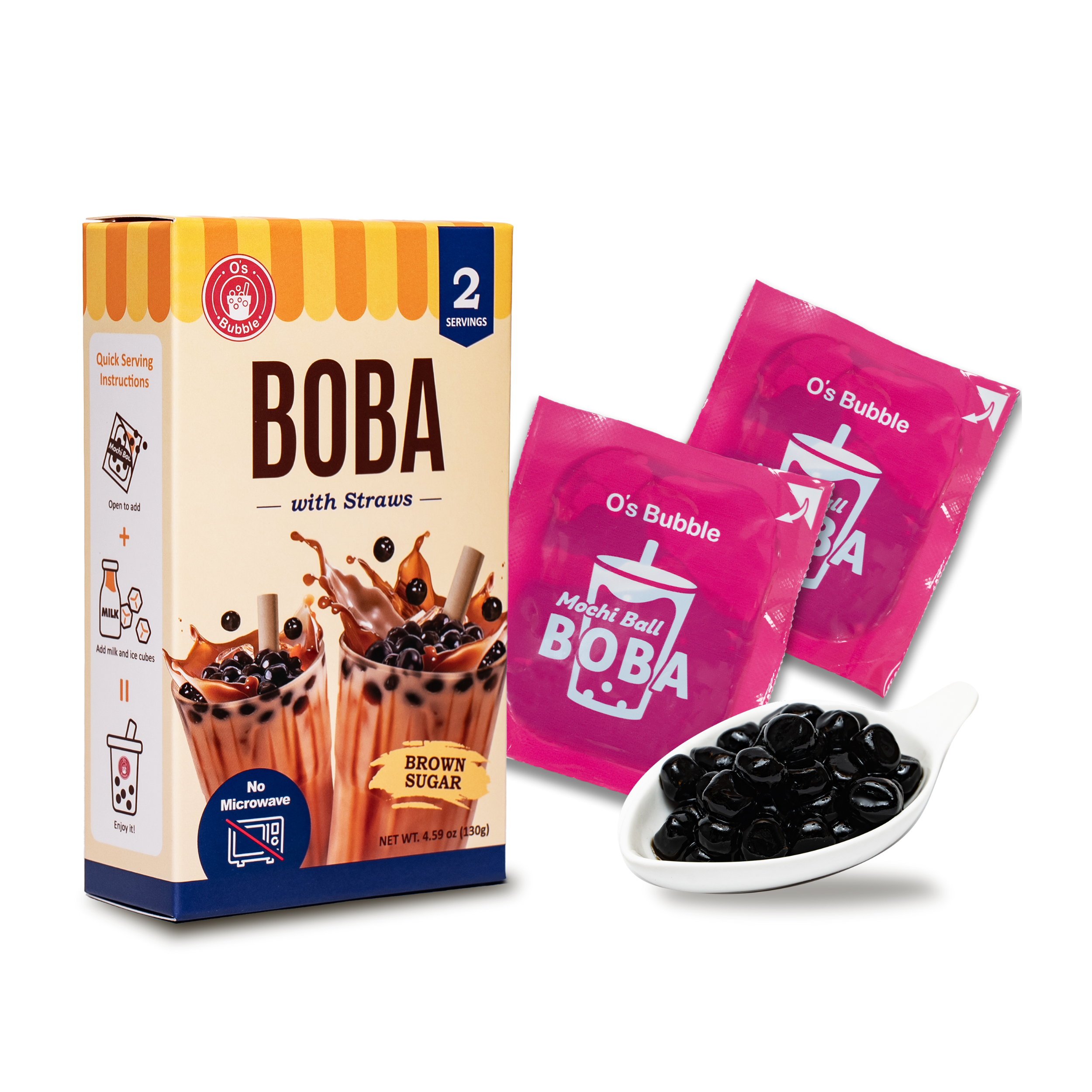 Open to Eat Boba – Brown Sugar Dessert Kit