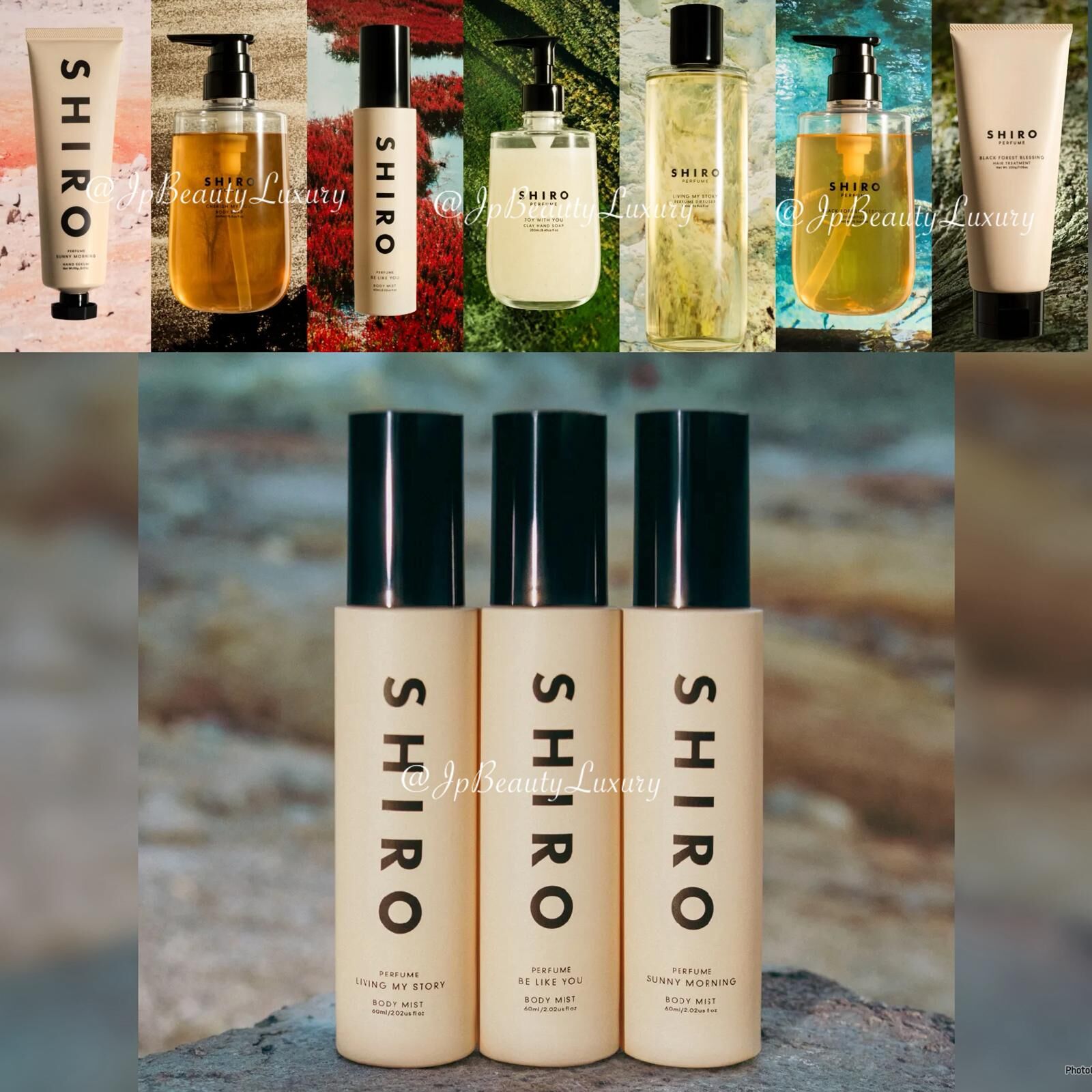 日本 Shiro 2025 Body Mist 60ml（全12種）