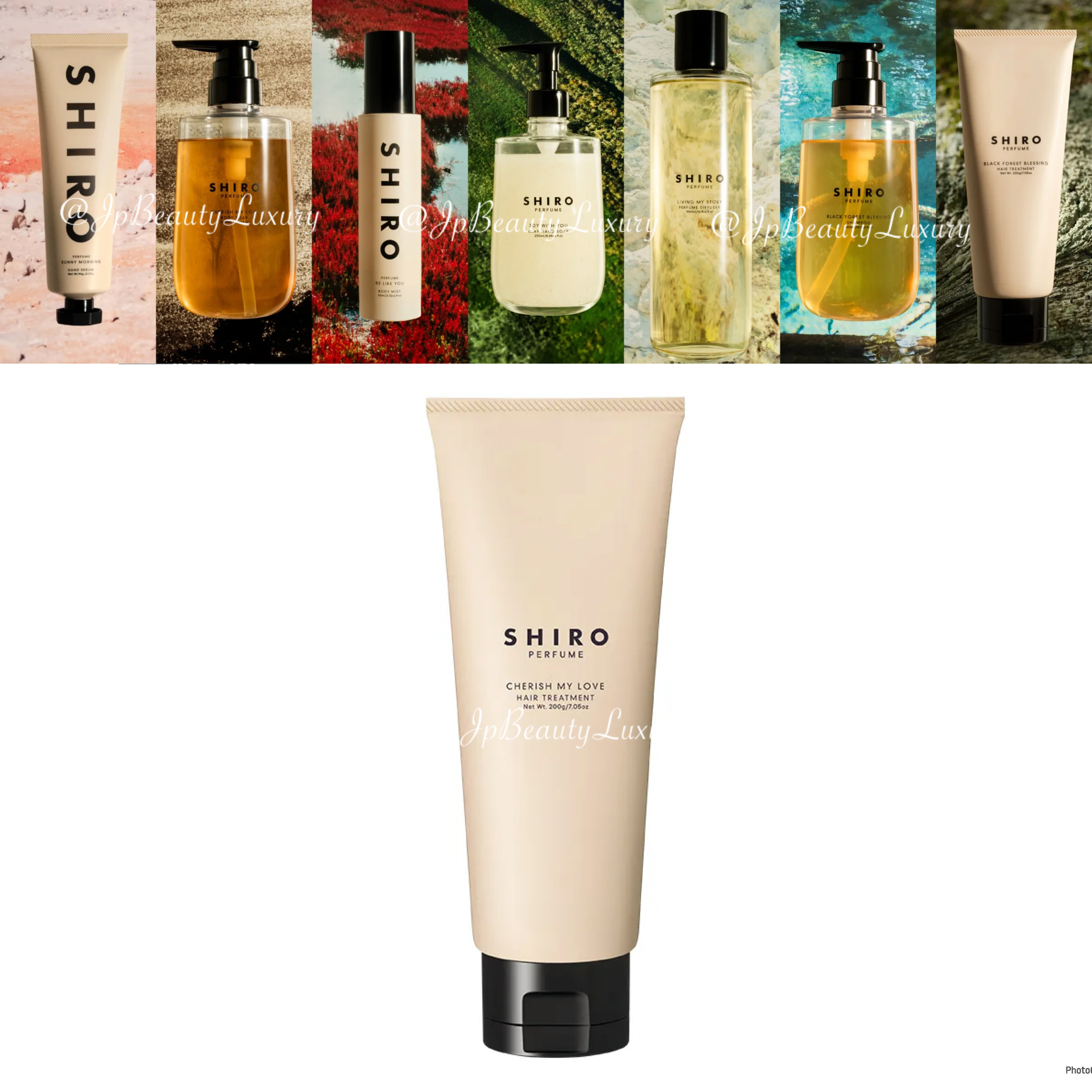 日本 Shiro 2025 Hair Treatment 200g（全3種）